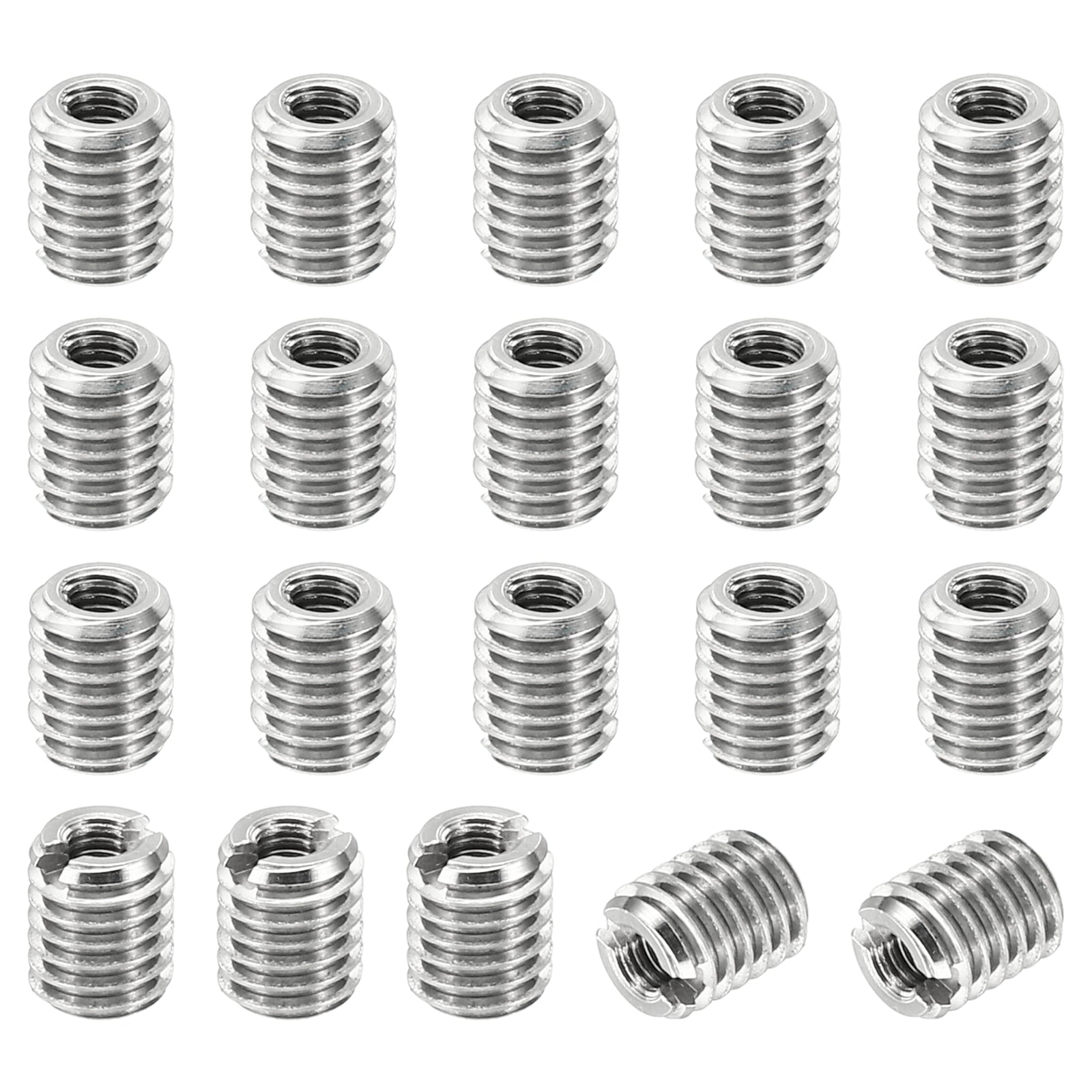 Thread Adapters Sleeve Reducing Nut, 20 Pcs M5x0.8 Male to M2.5x0.45 ...