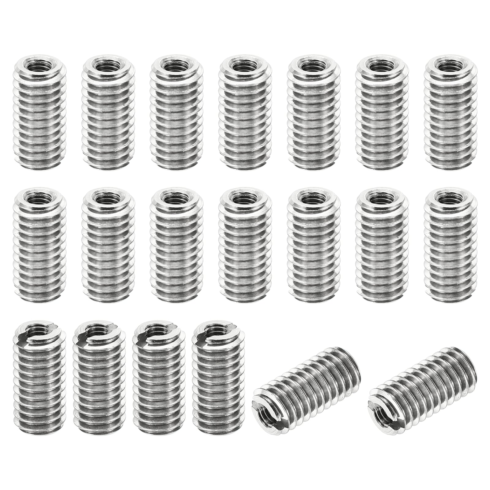 Thread Adapters Sleeve Reducing Nut, 20 Pcs M6x1 Male to M3x0.5 Female ...
