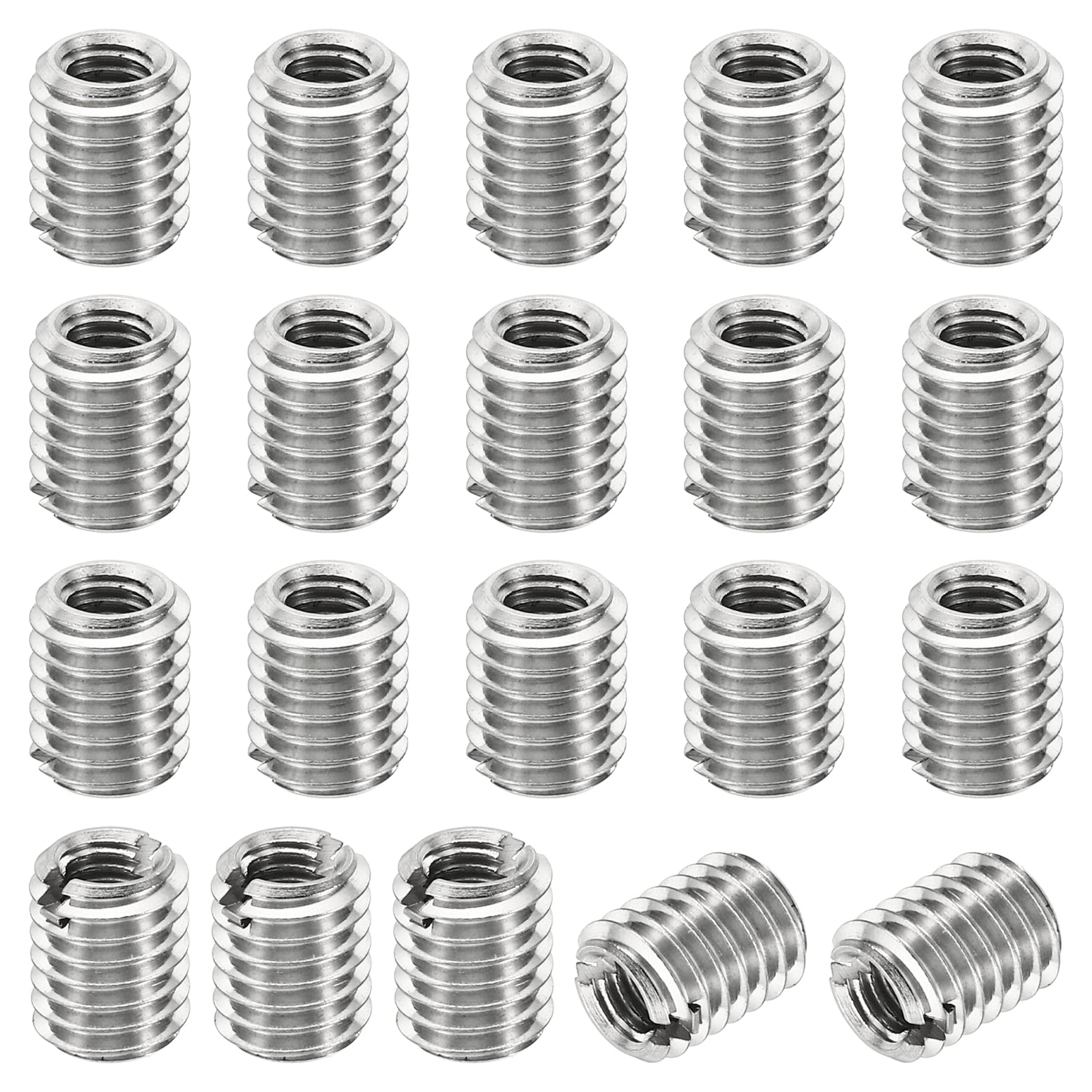 Thread Adapters Sleeve Reducing Nut, 20 Pcs M8x1.25 Male to M5x0.8 ...
