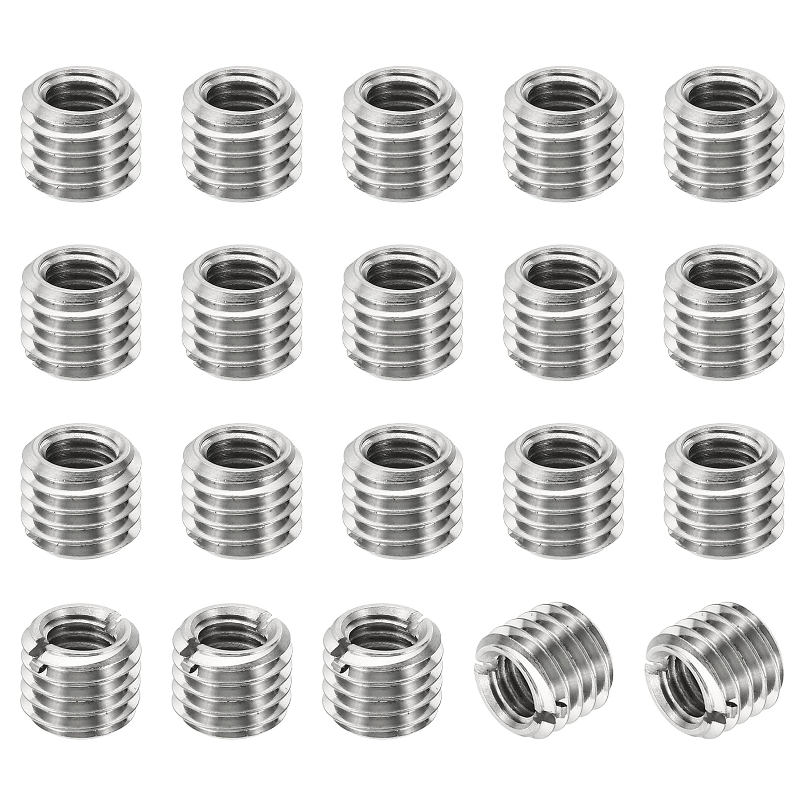 Thread Adapters Sleeve Reducing Nut, 20 Pcs M12x1.75 Male to M8x1.25 ...