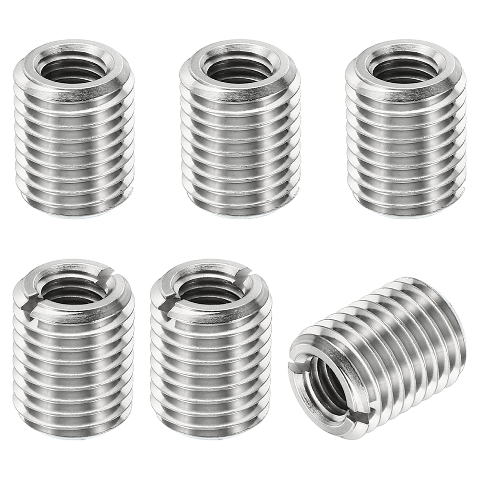 Thread Adapters Sleeve Reducing Nut, 6 Pcs M16x2 Male to M10x1.5 Female ...