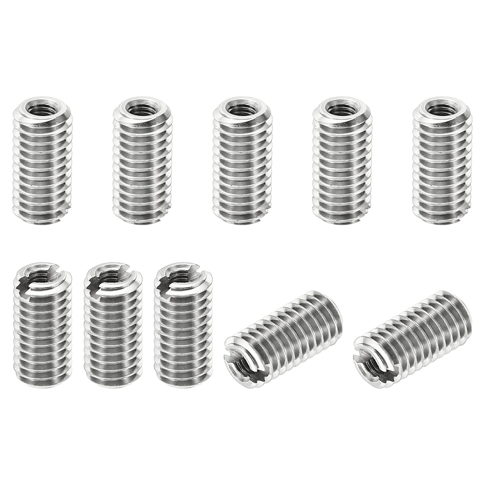 Thread Adapters Sleeve Reducing Nut, 10 Pcs M5x0.8 Male to M2.5x0.45 ...