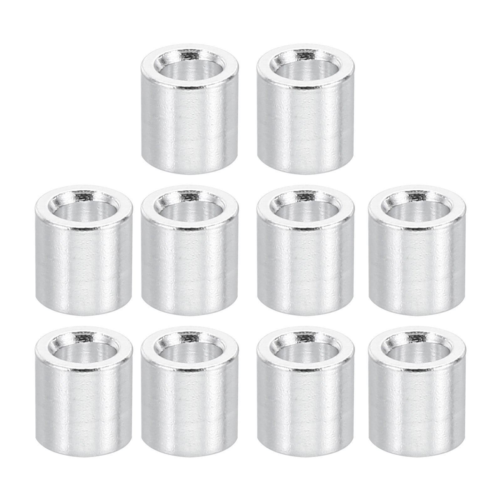 M3 Aluminum Spacers, 10 Pcs Metal Spacer Aluminum 3.1mm ID x 6mm OD x ...