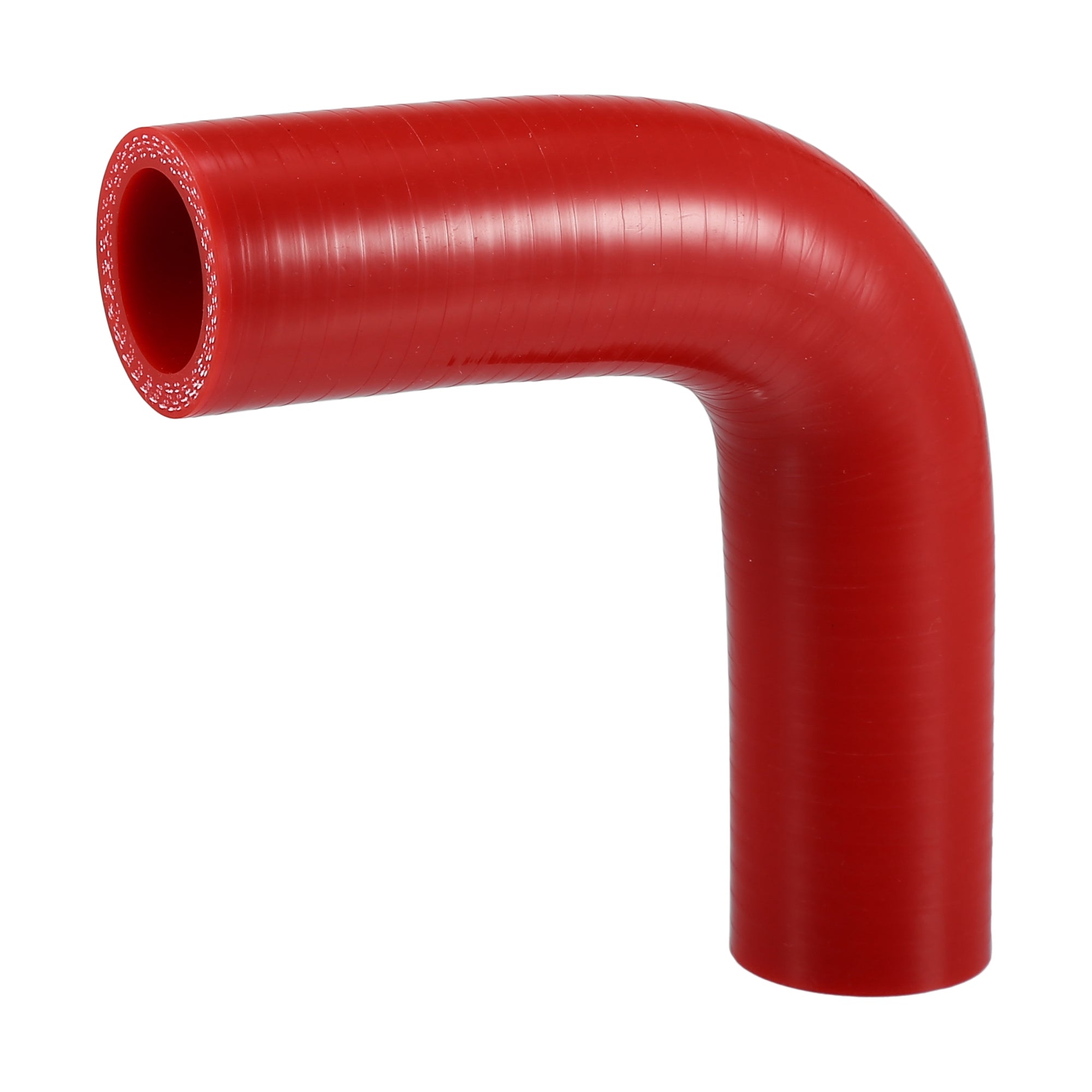 1 Pcs 25mm 0.98" ID 102mm 4.02" Length 90 Degrees Red Car Silicone Hose ...