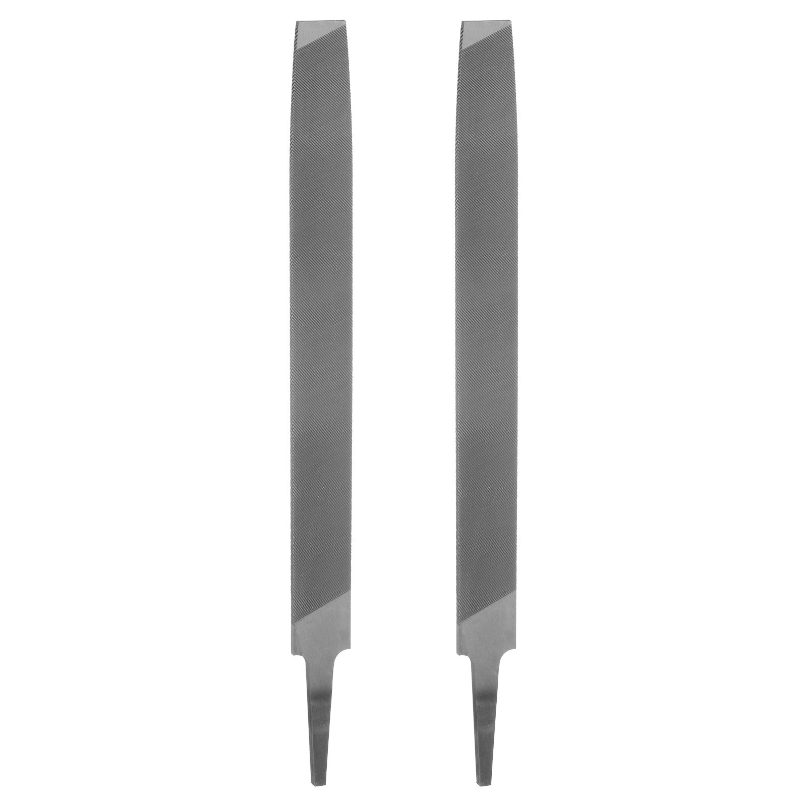 2pcs Mill File 12" 5.3mm High Carbon Steel Single Cut Flat Hand File ...