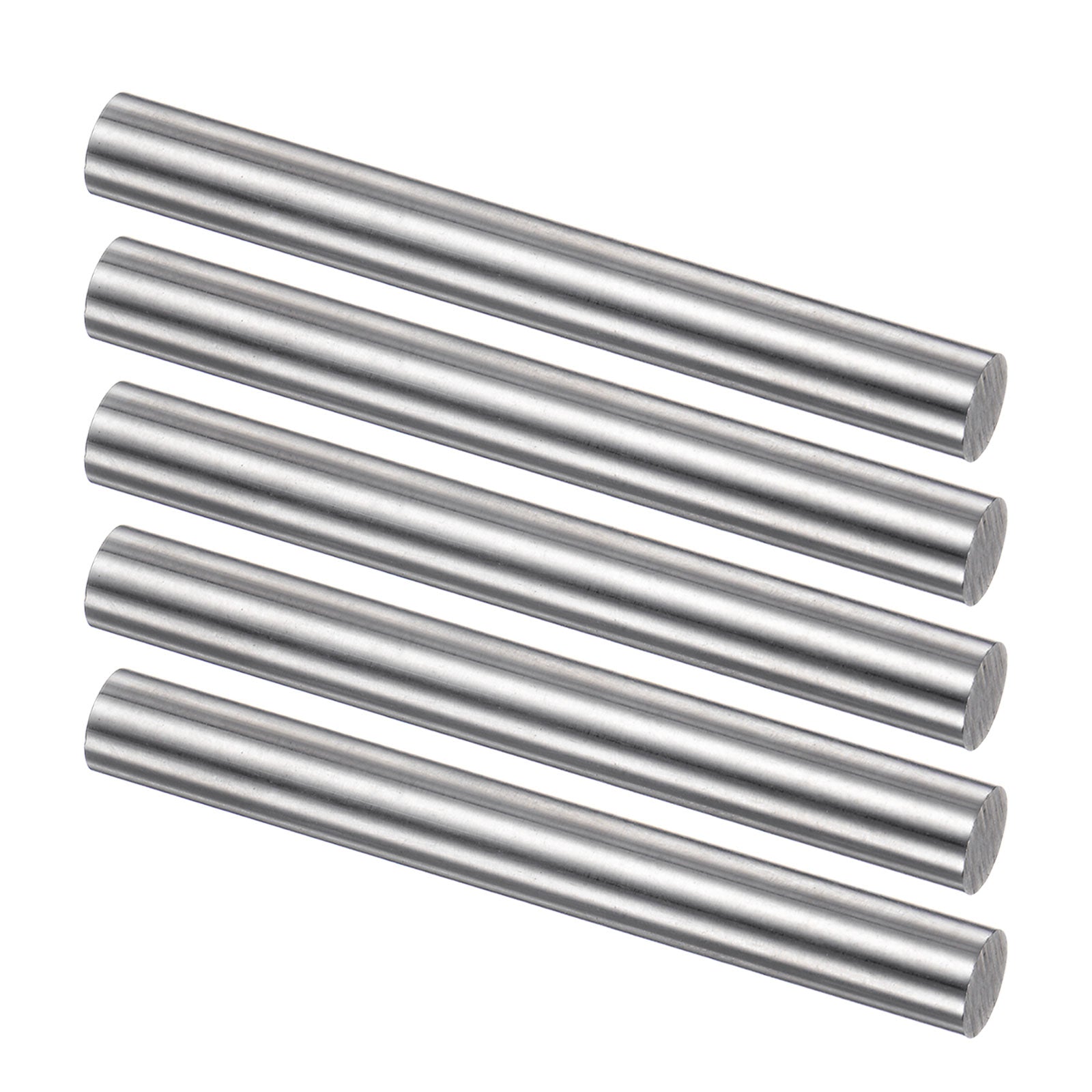 Uxcell 5pcs Round Steel Metal Rods, 6.5mm x 60mm High Speed Steel (HSS ...