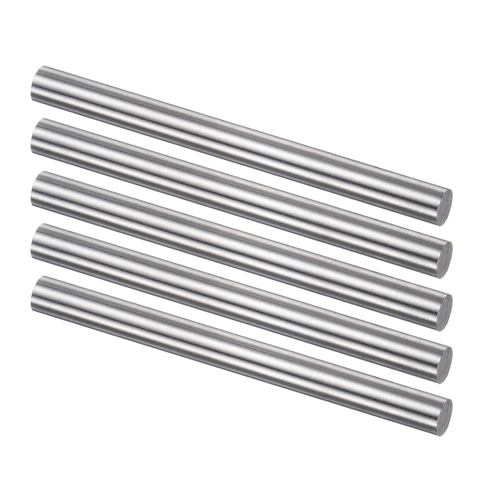 Uxcell 5pcs Round Steel Metal Rods, 4.5mm x 60mm High Speed Steel (HSS ...