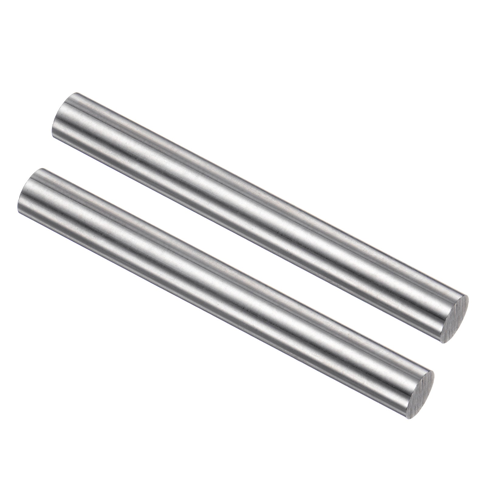 Uxcell Round Metal Rods 8mm x 60mm High Speed Steel (HSS) Lathe Bar ...
