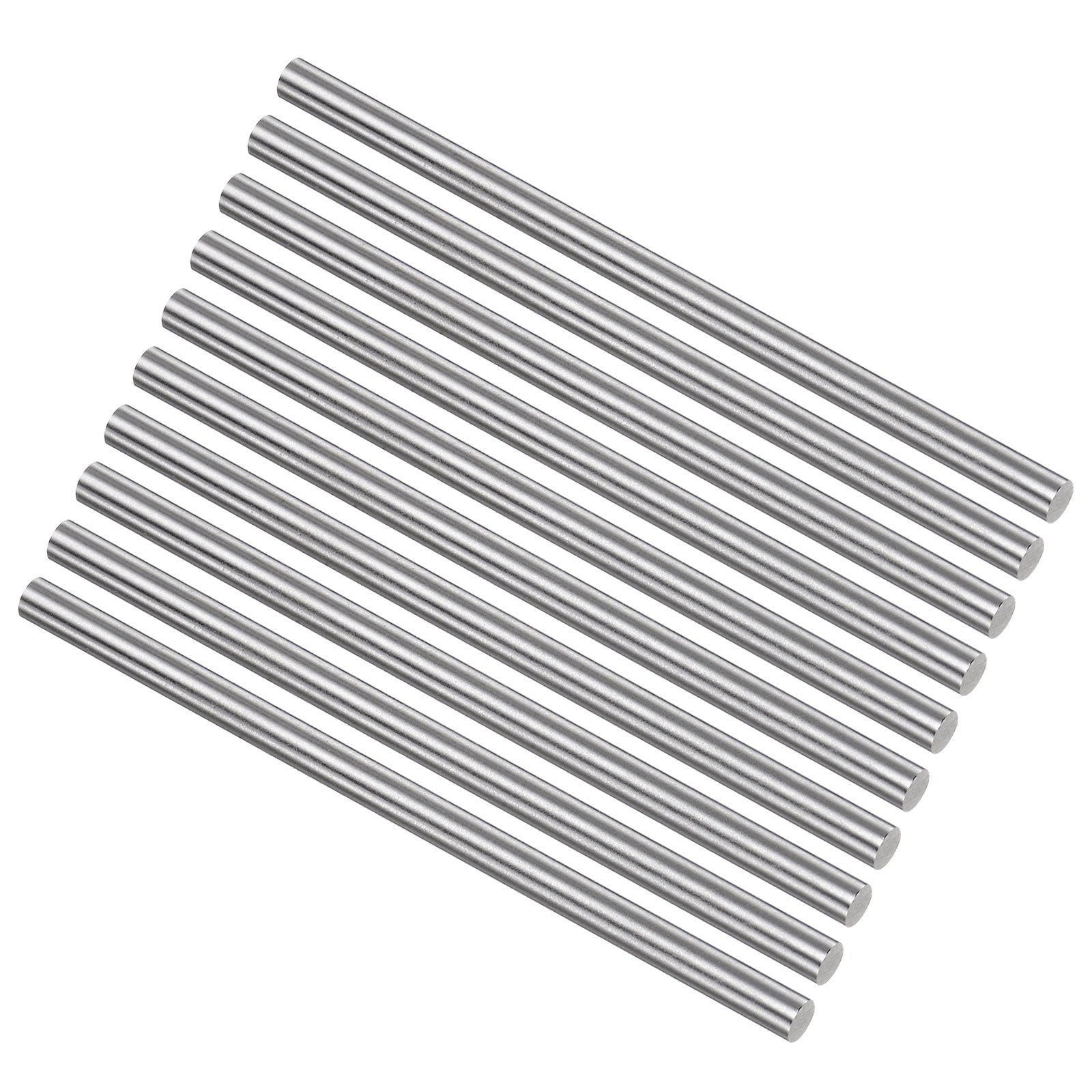 Uxcell Round Metal Rods 5mm x 100mm High Speed Steel (HSS) Lathe Bar ...