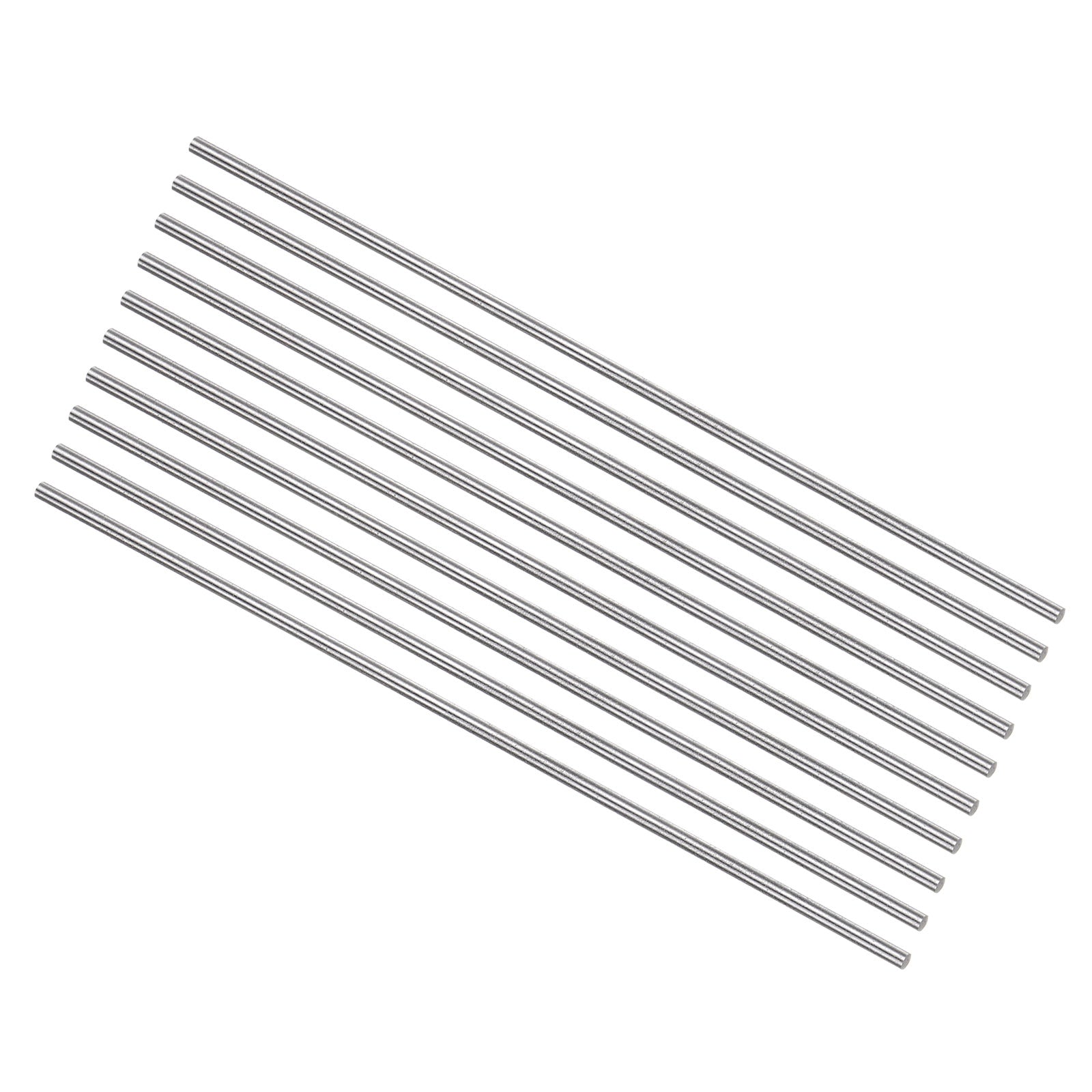 Uxcell Round Metal Rods 2.2mm x 150mm High Speed Steel (HSS) Lathe Bar ...