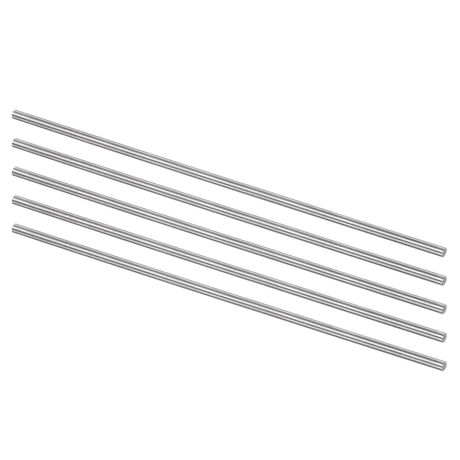 Uxcell Round Metal Rods 2.5mm x 150mm High Speed Steel (HSS) Lathe Bar ...