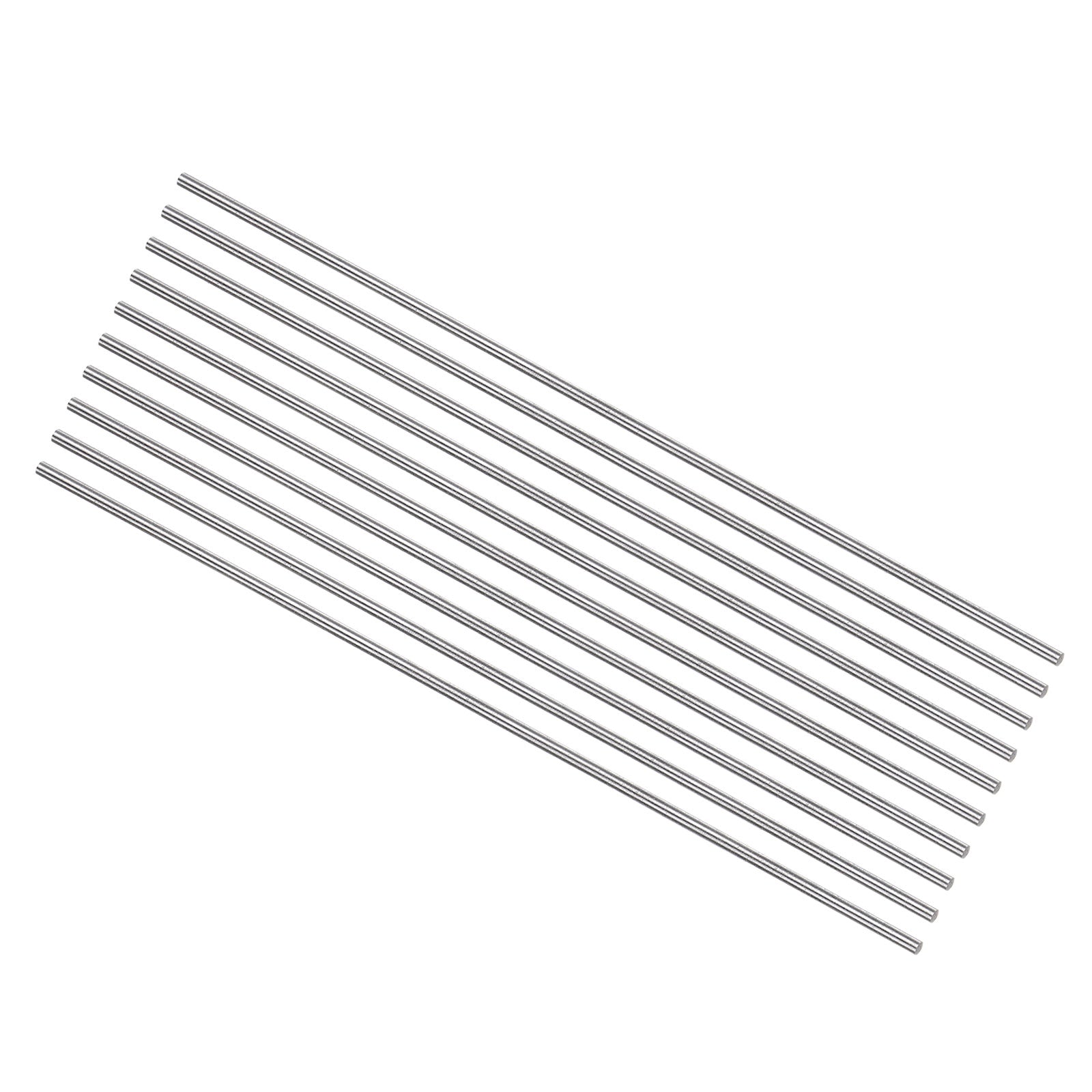 Uxcell Round Metal Rods 2.3mm x 200mm High Speed Steel (HSS) Lathe Bar ...