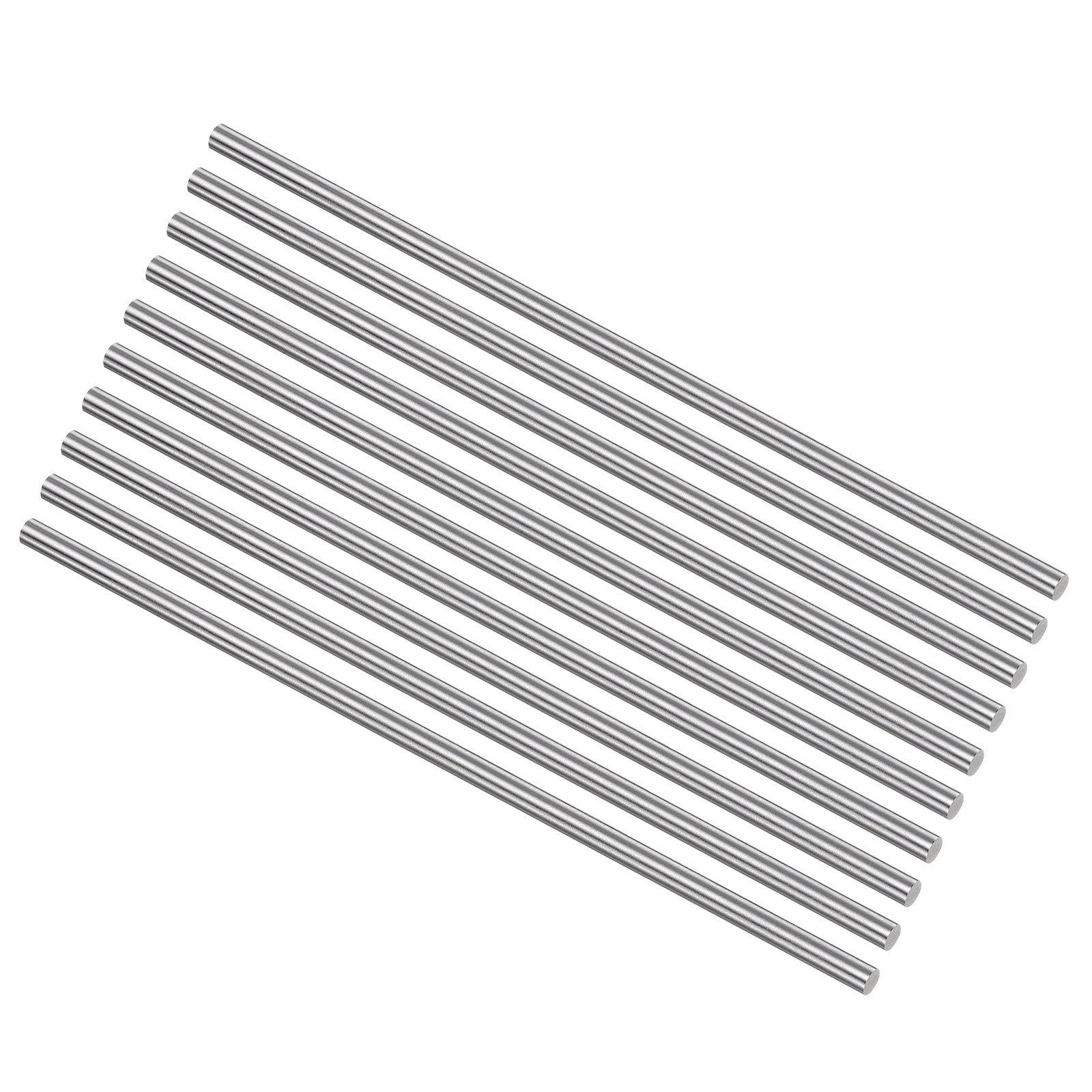 Uxcell Round Metal Rods 5.2mm x 200mm High Speed Steel (HSS) Lathe Bar ...