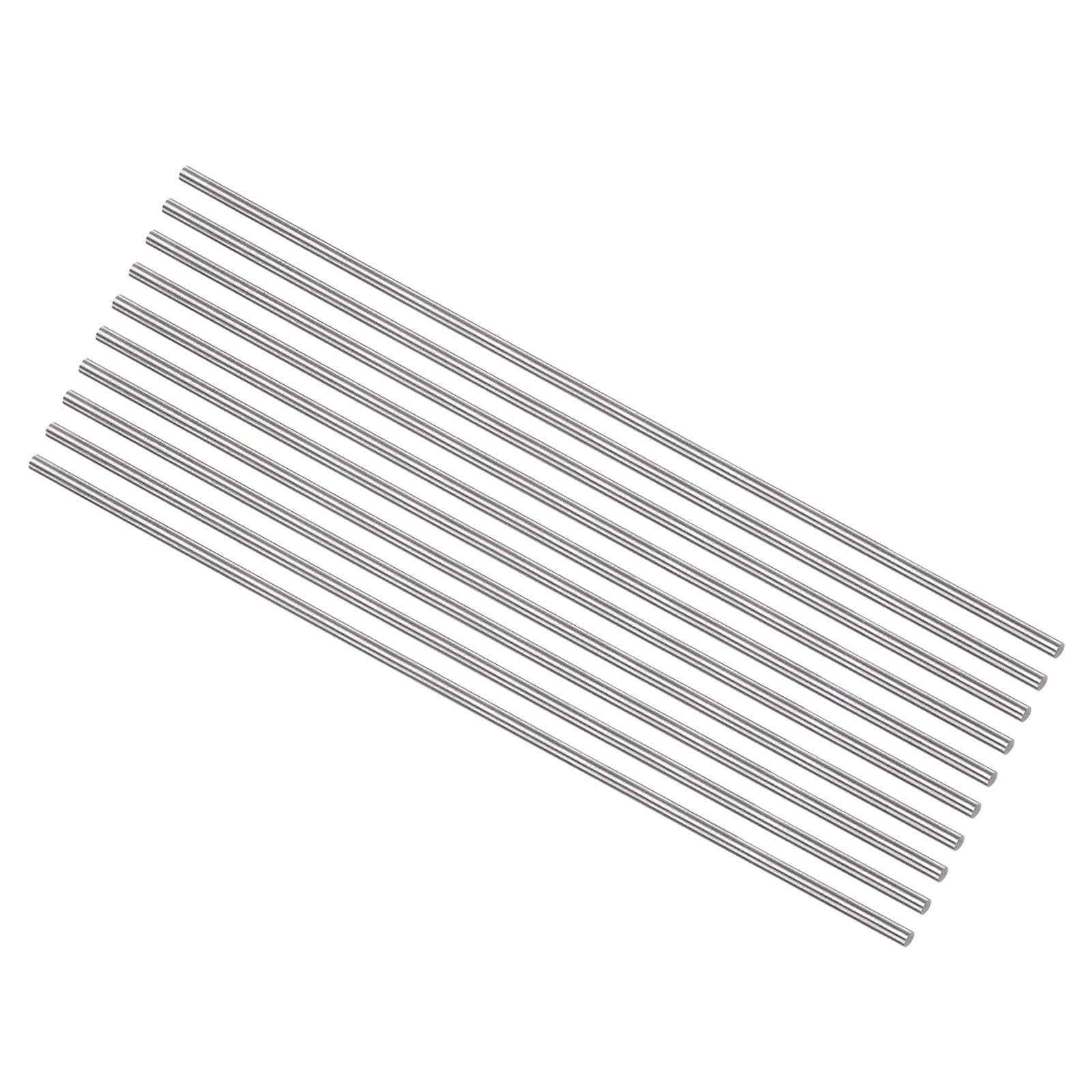 Uxcell Round Metal Rods 2.4mm x 200mm High Speed Steel (HSS) Lathe Bar ...