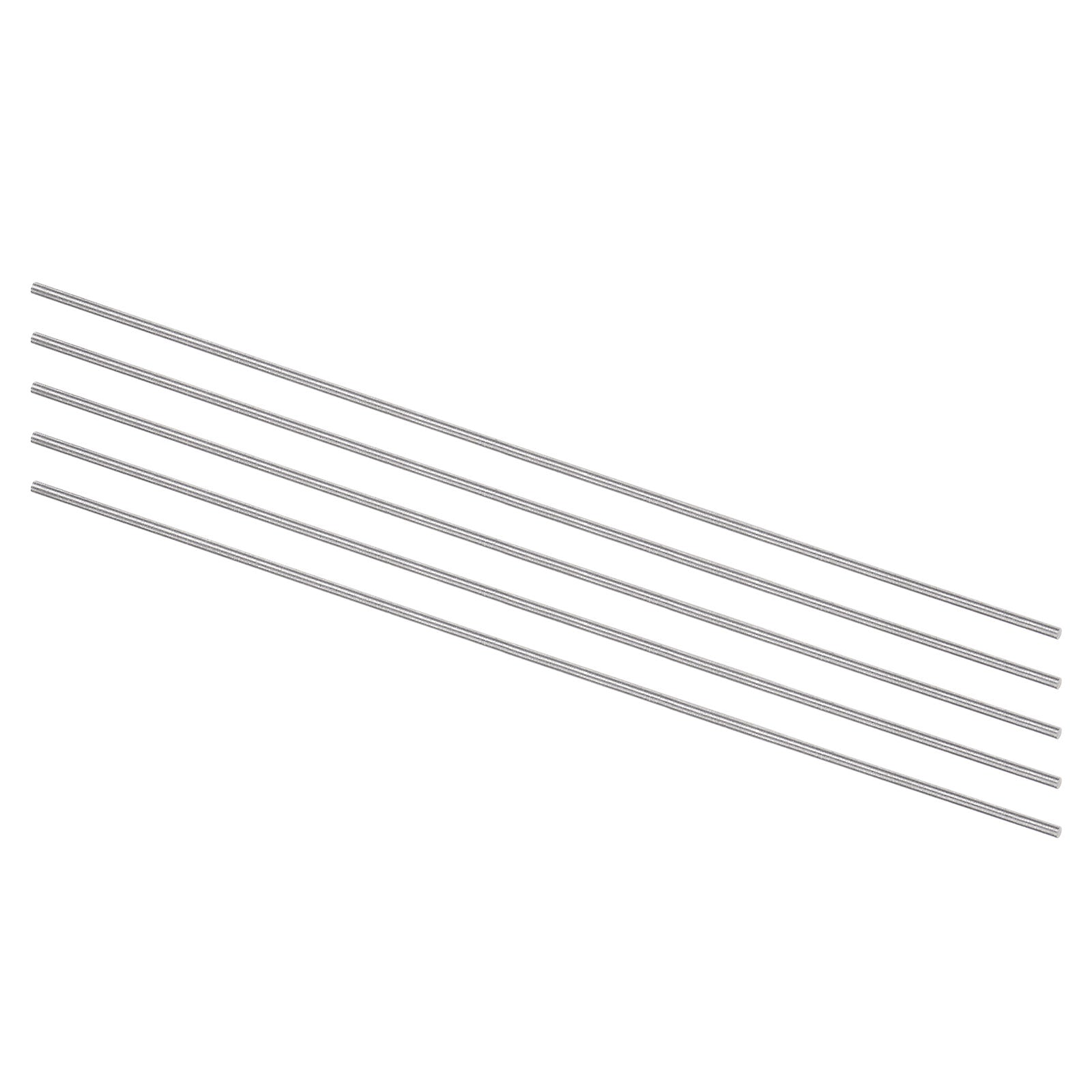 Uxcell 5pcs Round Steel Metal Rods, 1.5mm x 200mm High Speed Steel (HSS ...