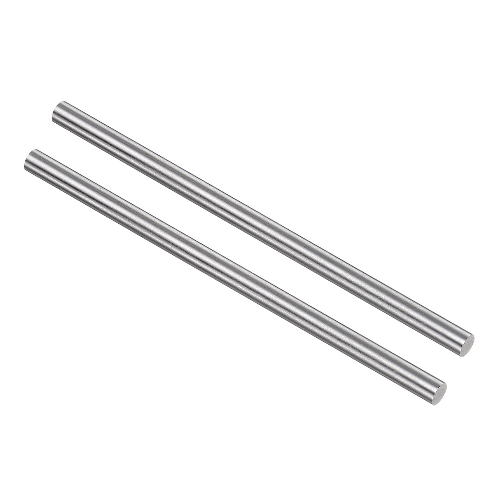 Uxcell Round Metal Rods 4.9mm x 100mm High Speed Steel (HSS) Lathe Bar ...