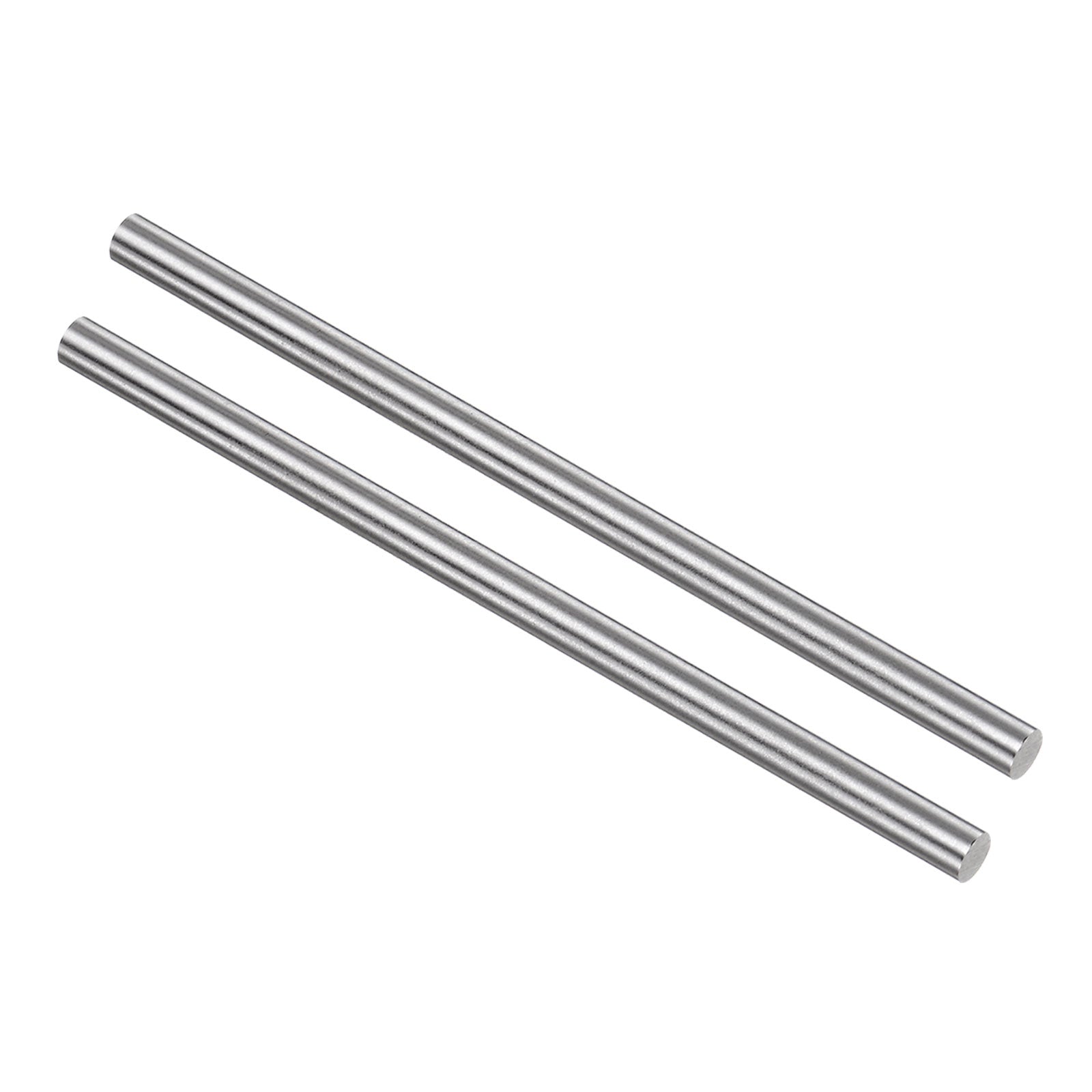 Uxcell Round Metal Rods 5.5mm x 100mm High Speed Steel (HSS) Lathe Bar ...