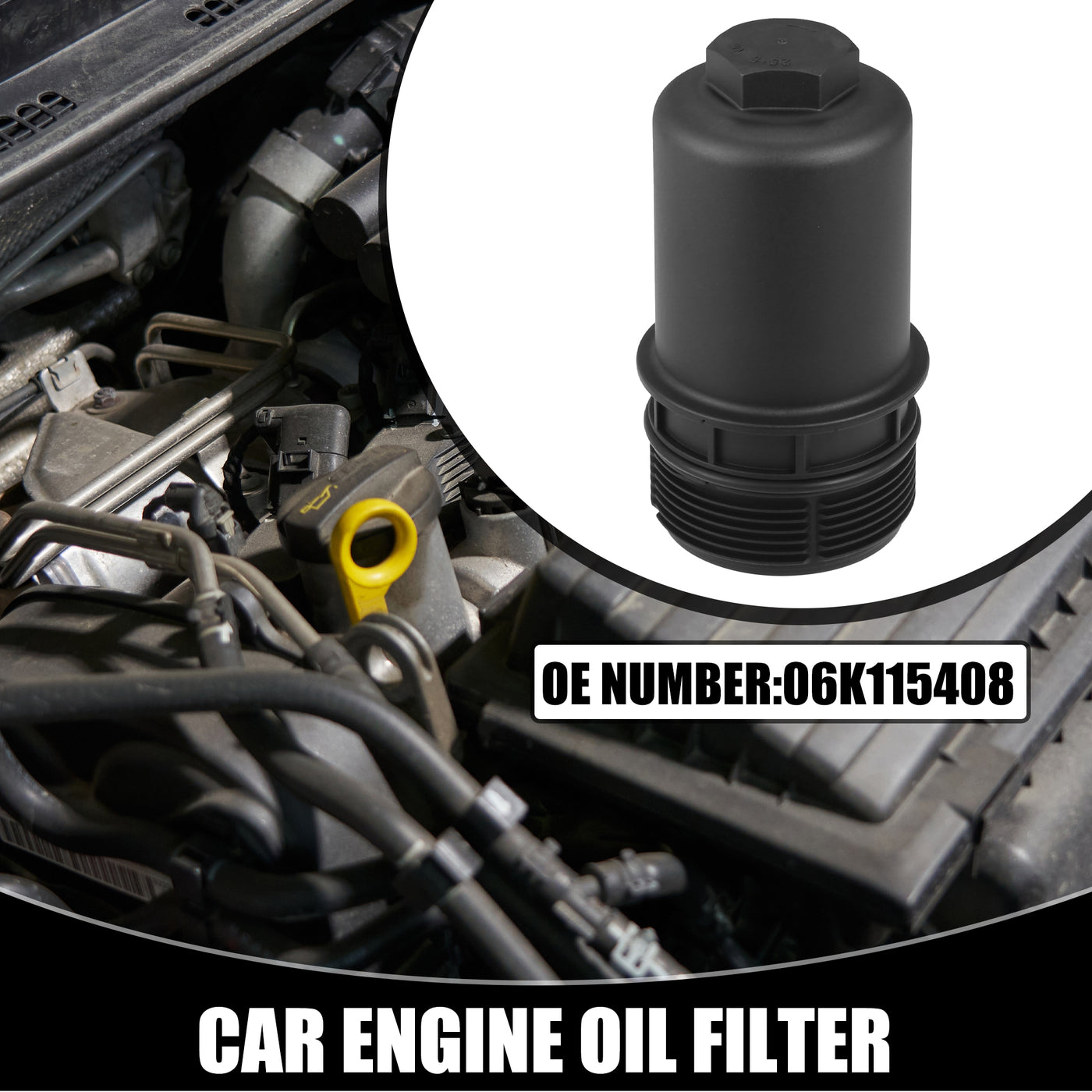Oil Engine Filter Housing Cap Cover No.06K115408 - Car Oil Filter ...