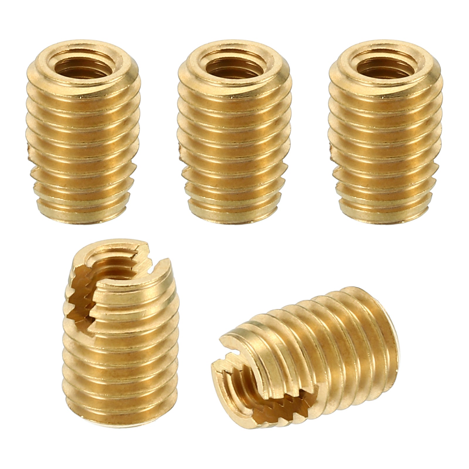 Brass Threaded Repair Insert Nut, 5 Pcs M10x1.5 Male to M6x1 Female ...