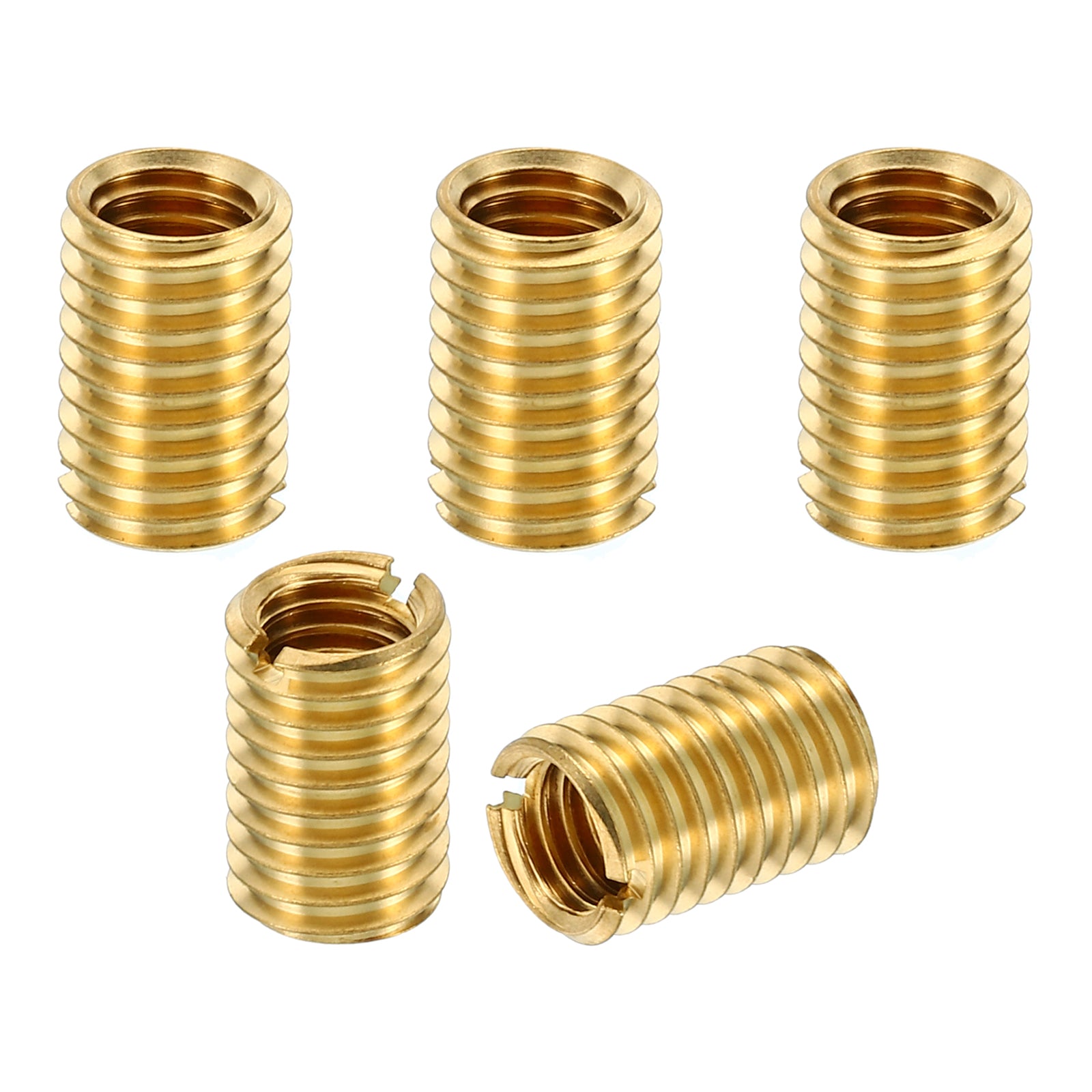 Brass Threaded Repair Insert Nut, 5 Pcs M10x1.5 Male to M8x1.25 Female ...