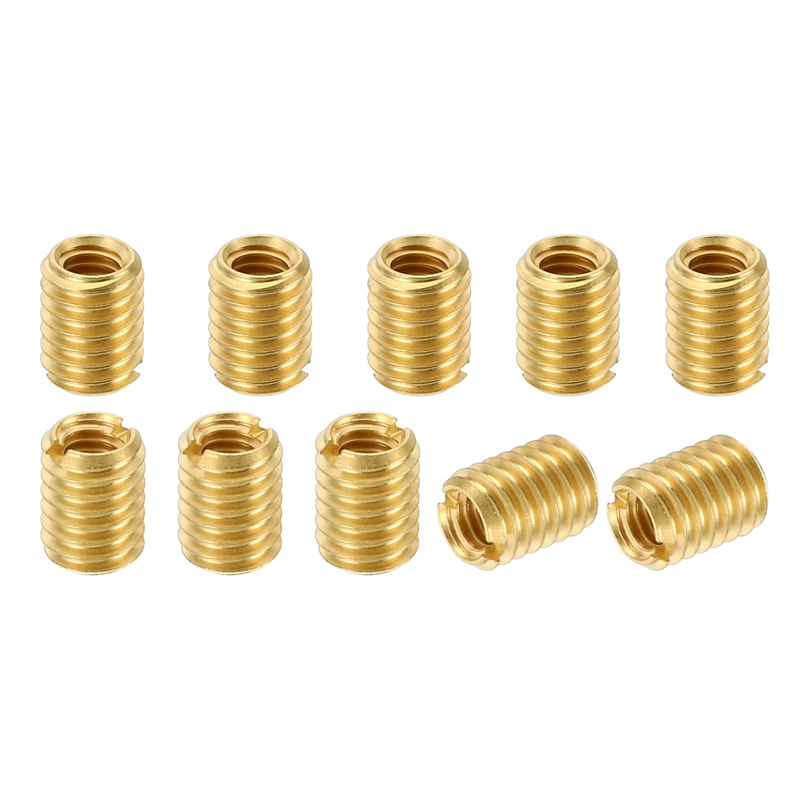 Brass Threaded Repair Insert Nut, 10 Pcs M6x1 Male to M4x0.7 Female ...