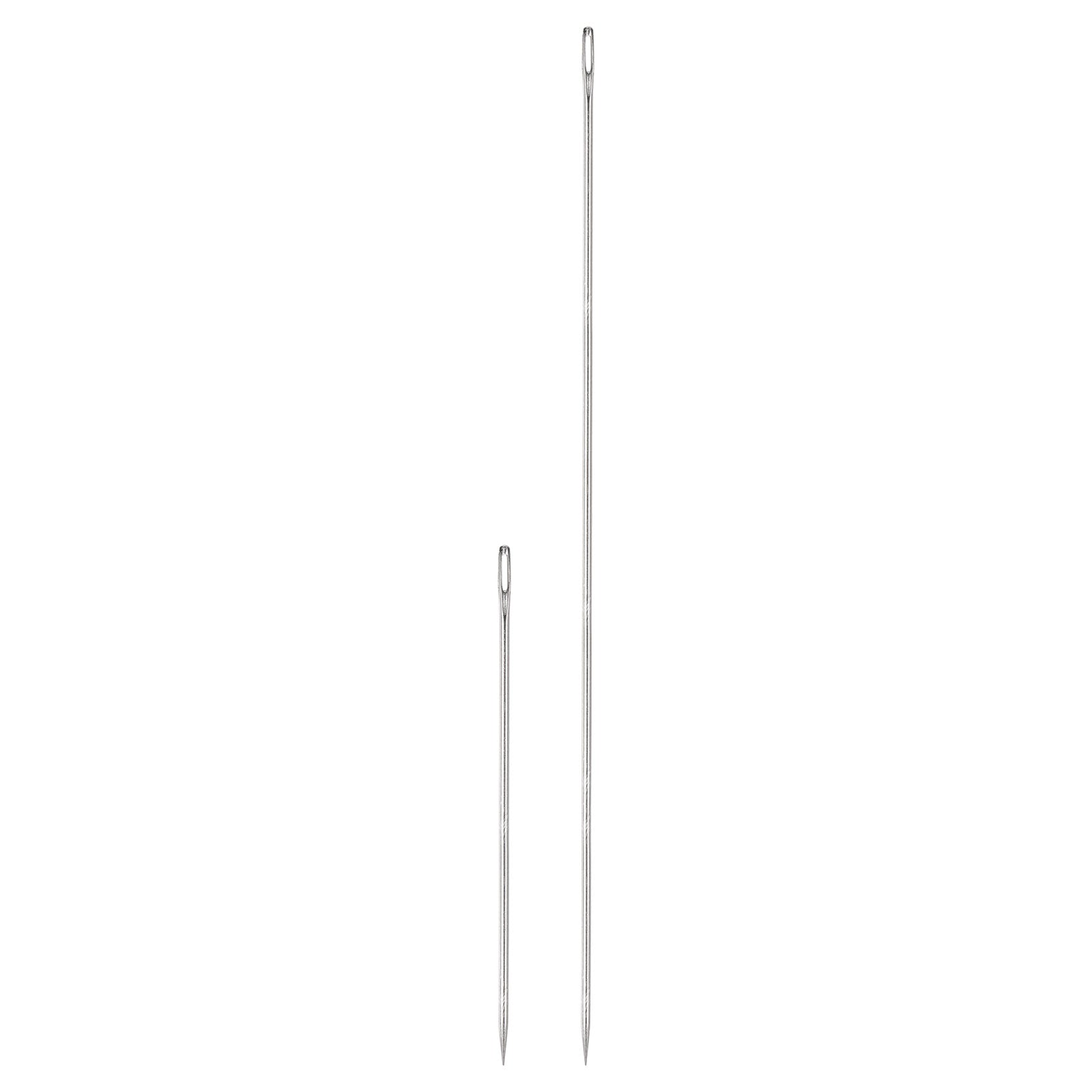 2PCS Upholstery Needle Large Eye Extra Long 6/12in Sewing Straight Hand ...