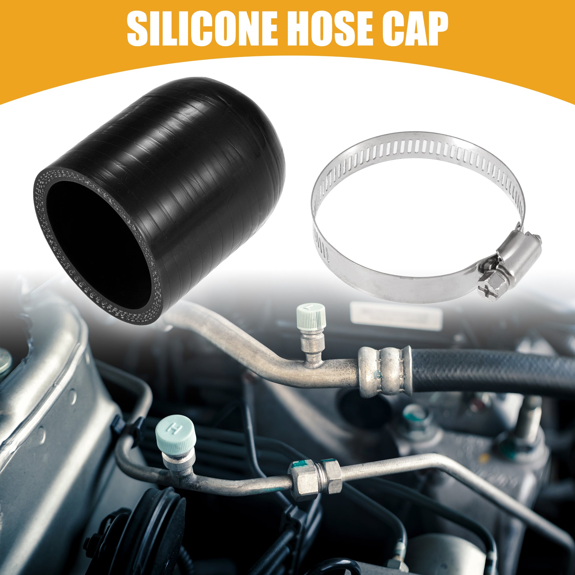 1 Set 48mm 1.89" ID Universal Silicone Coolant Cap Intake Vacuum Hose ...