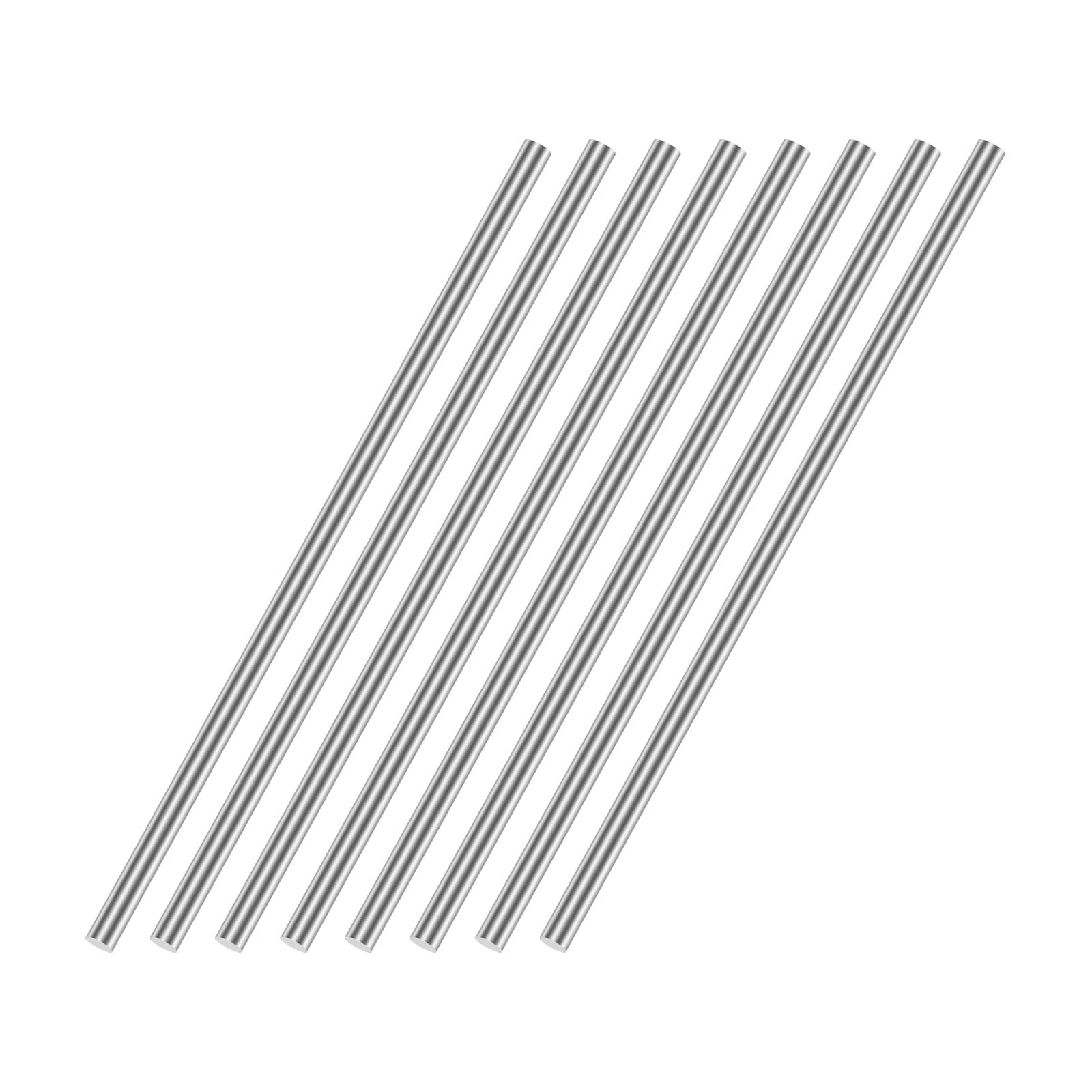 Uxcell 5mm x 150mm 304 Stainless Steel Solid Round Rod for DIY Crafts ...