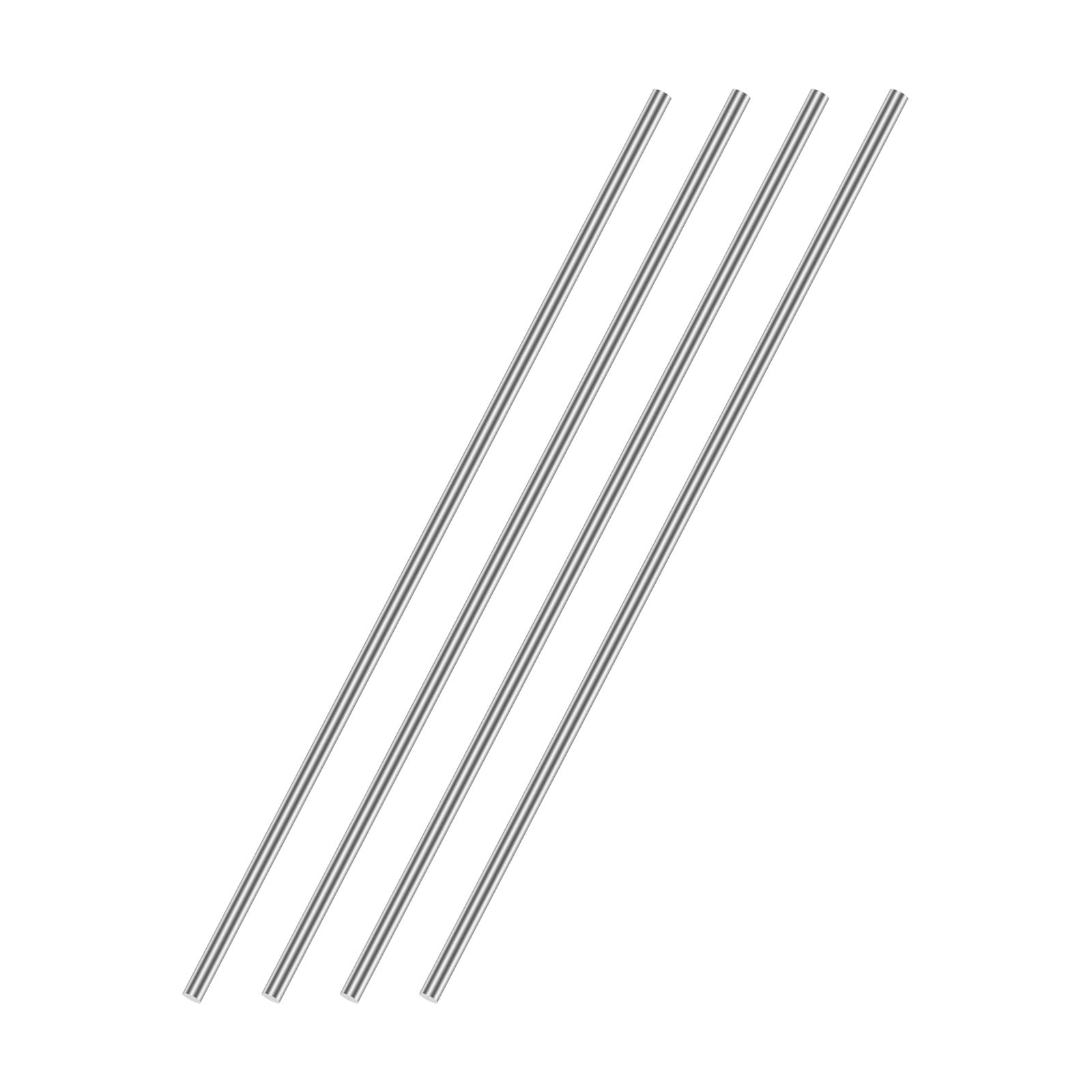 Uxcell 5mm x 300mm 304 Stainless Steel Solid Round Rod for DIY Crafts ...