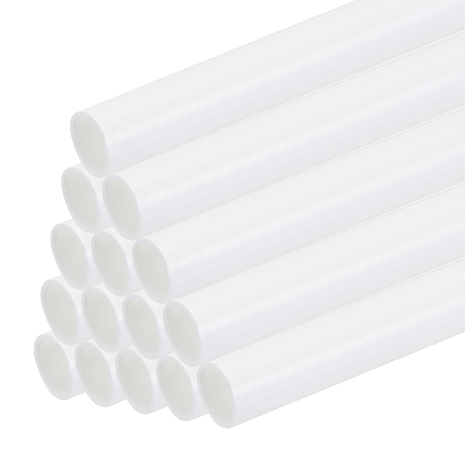 25pcs 10" Plastic Model Tube ABS Round Tube 0.2" OD White Easy ...