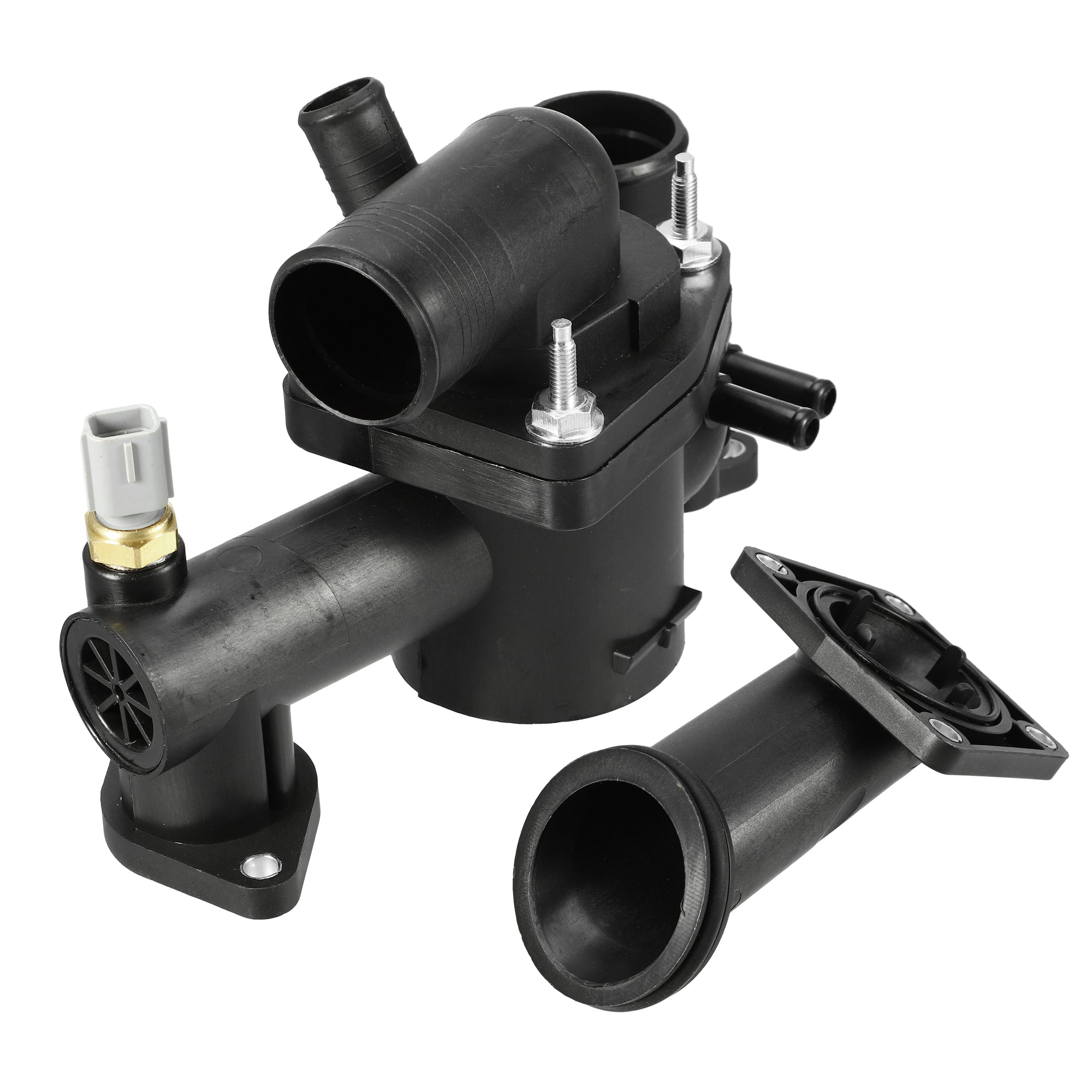 No.AJ89485 Engine Coolant Thermostat Housing Assembly for Jaguar XJ8 ...