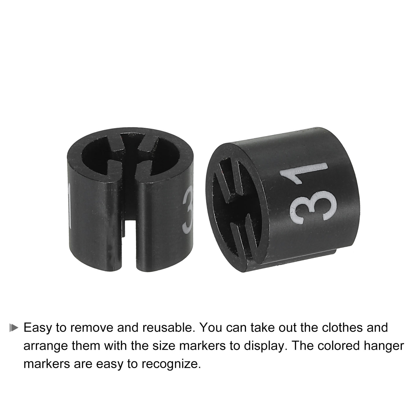 Clothes Hangers Marker Colored Hanger Sizer Garment Markers Tag for ...