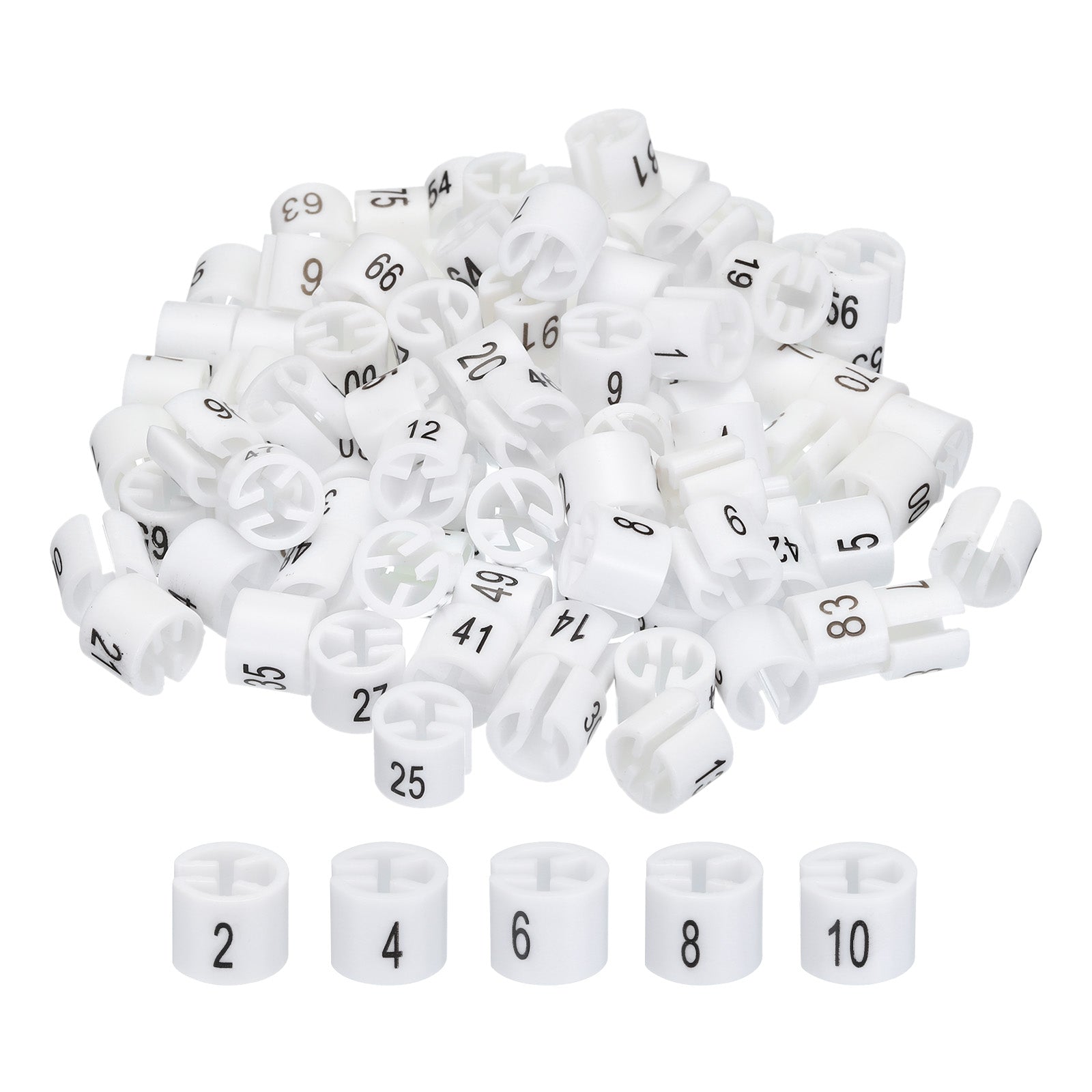 Clothes Hanger Marker Colored Hanger Sizer Garment Markers Tag (Number ...