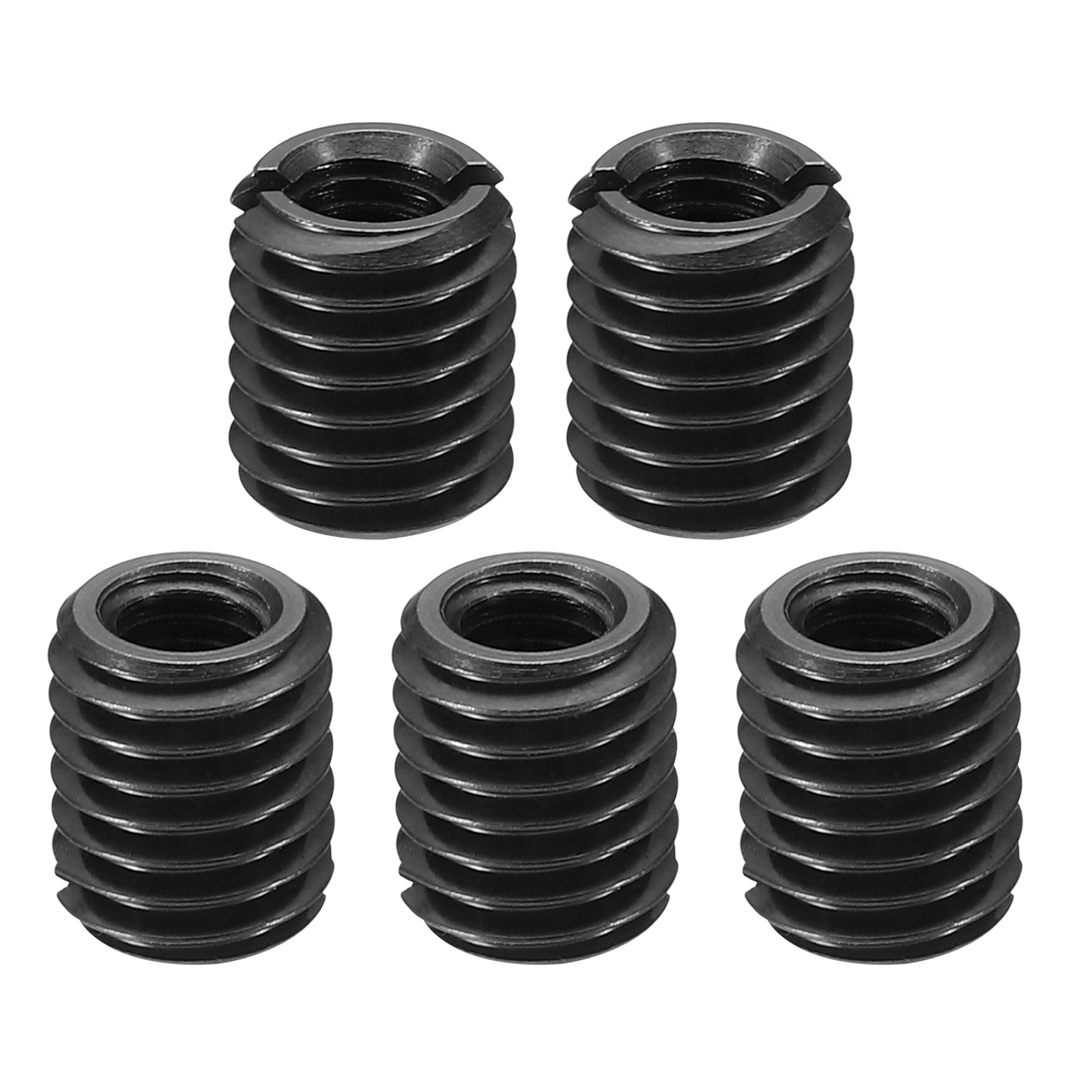 Grade 8.8 Carbon Steel Threaded Repair Insert Nut, 5pcs M6x1 Female to ...