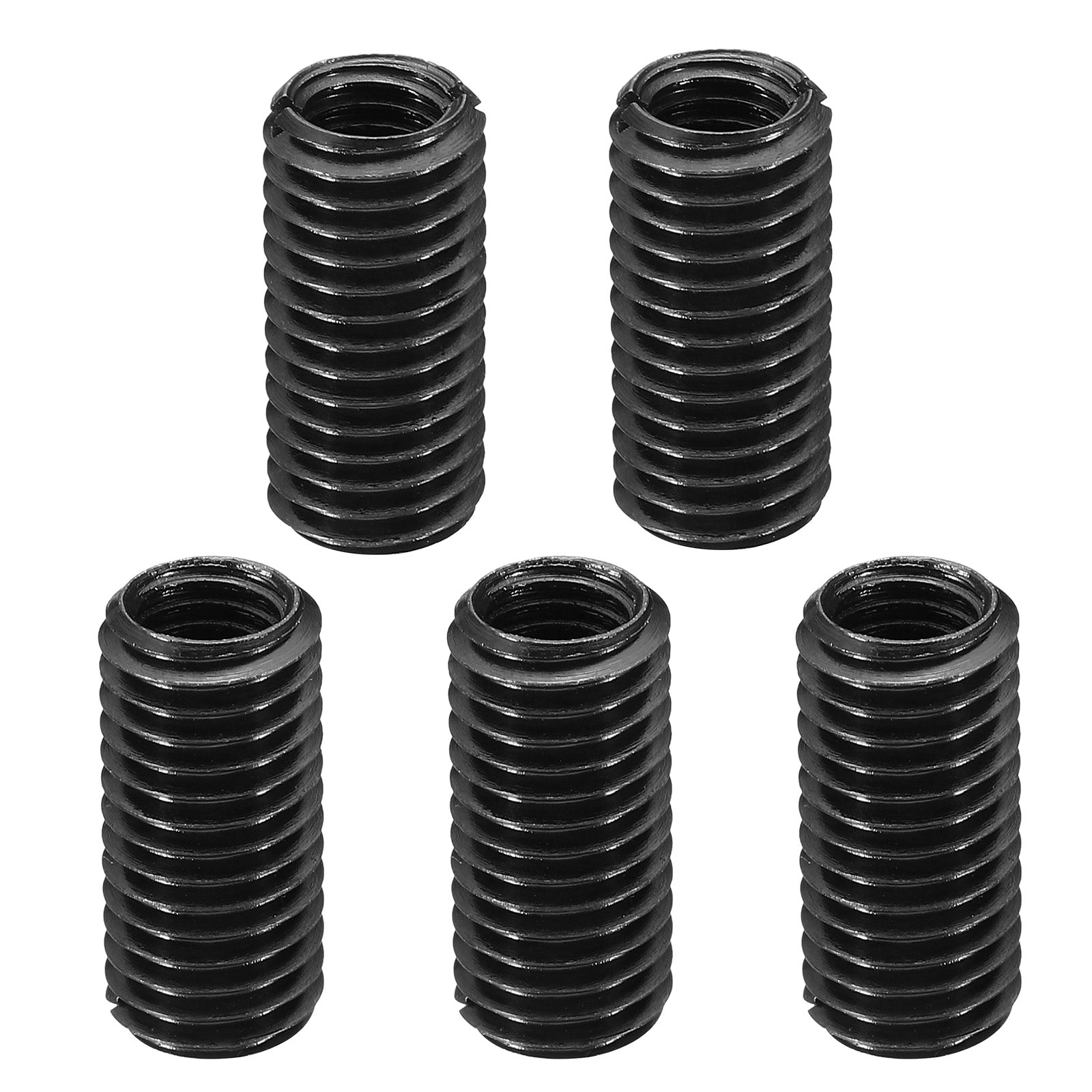 Grade 8.8 Carbon Steel Threaded Repair Insert Nut, 5pcs M10x1.5 Female ...