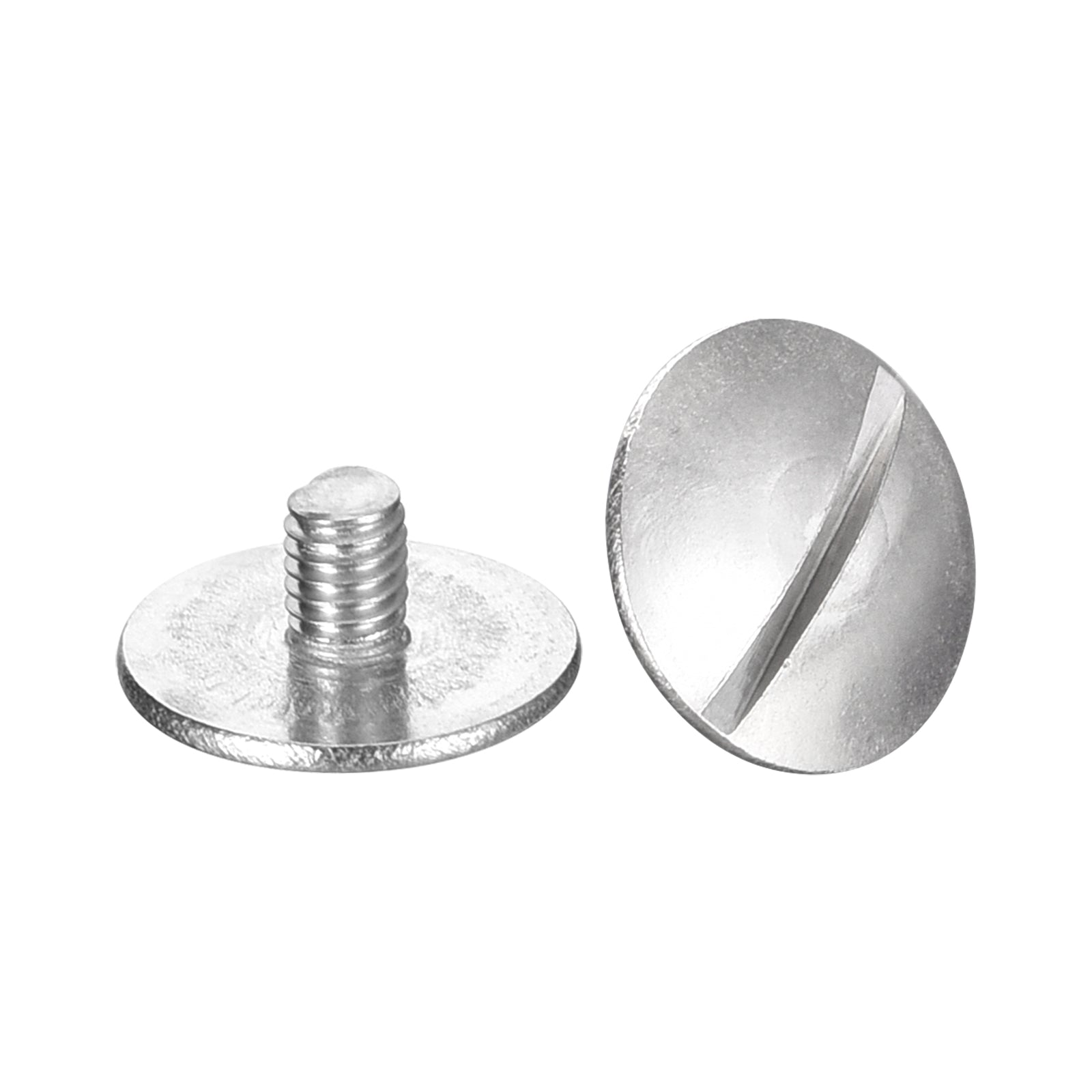 Uxcell M3x4mm Extra Large Flat Head Slotted Screws, 8pcs 304 Stainless ...