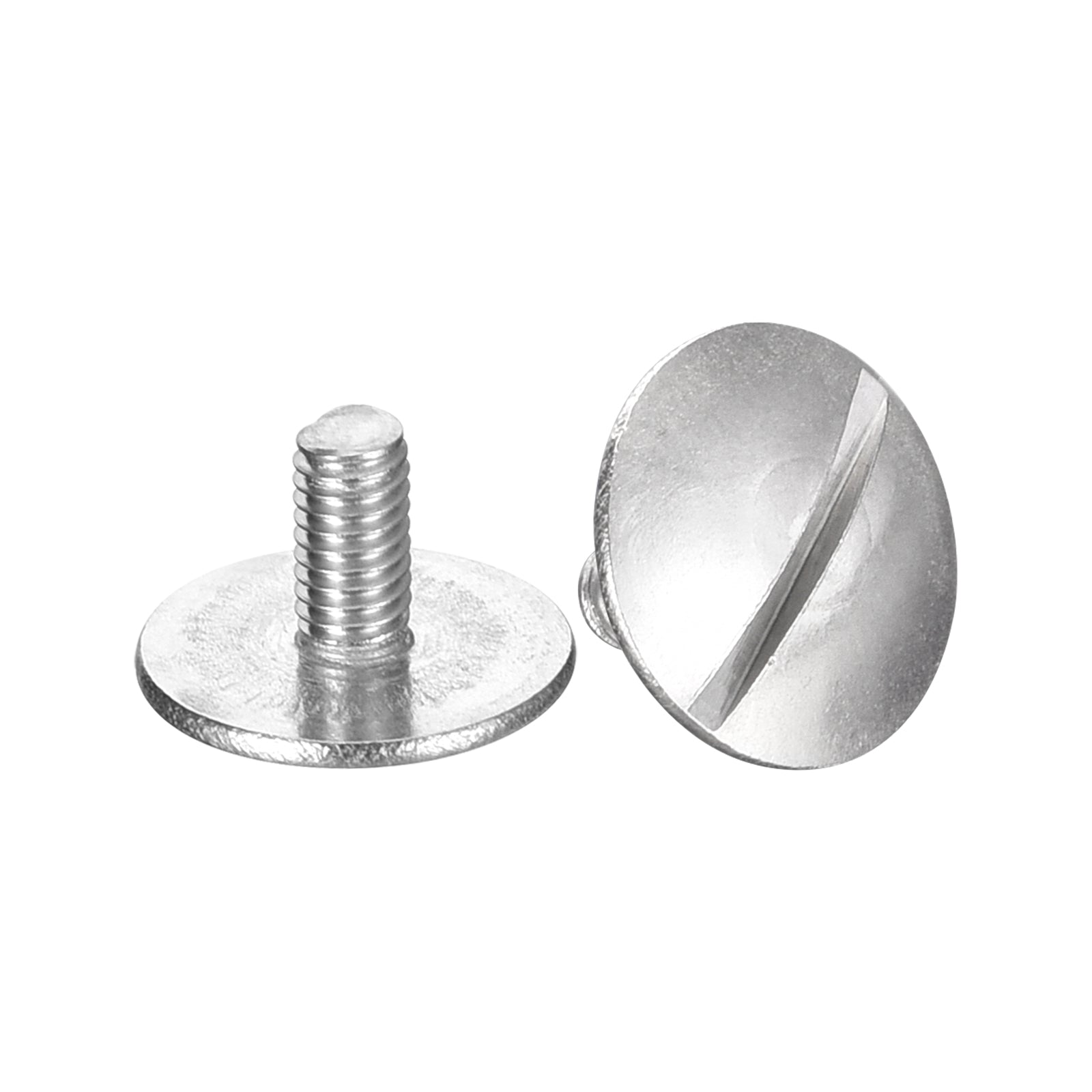Uxcell M3x6mm Extra Large Flat Head Slotted Screws, 5pcs 304 Stainless ...