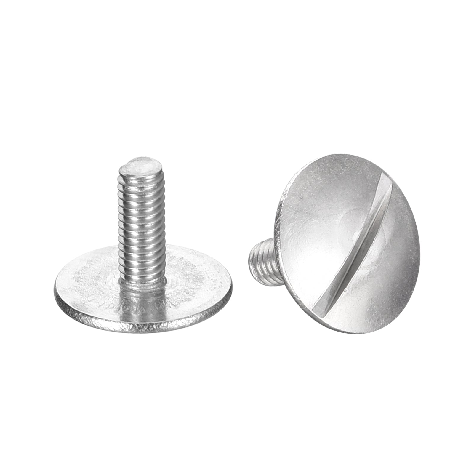 Uxcell M3x8mm Extra Large Flat Head Slotted Screws, 8pcs 304 Stainless ...