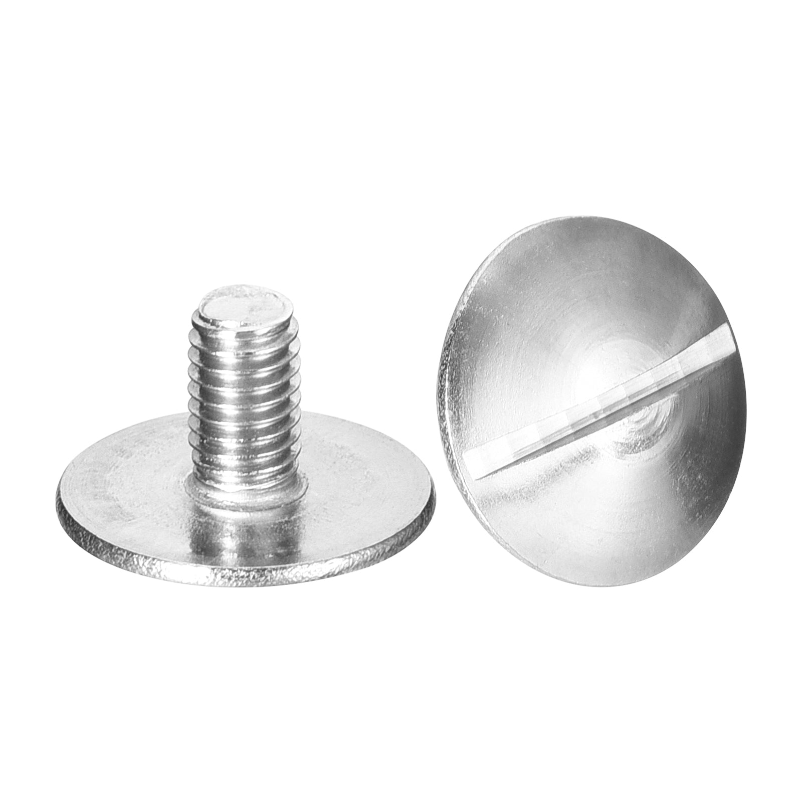 Uxcell M5x10mm Extra Large Flat Head Slotted Screws, 5pcs 304 Stainless ...