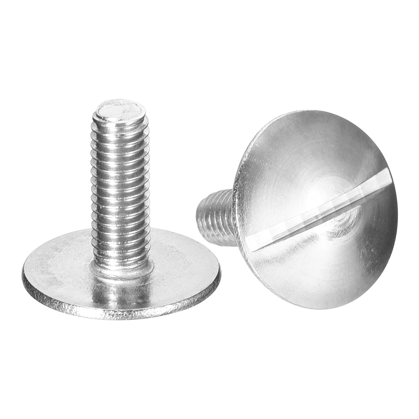 Uxcell M5x16mm Extra Large Flat Head Slotted Screws, 5pcs 304 Stainless ...