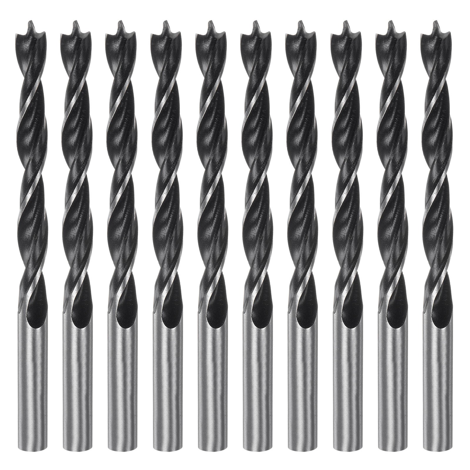 10pcs Brad Point Drill Bits 7.5mm(19/64") Dia Straight Round Shank ...
