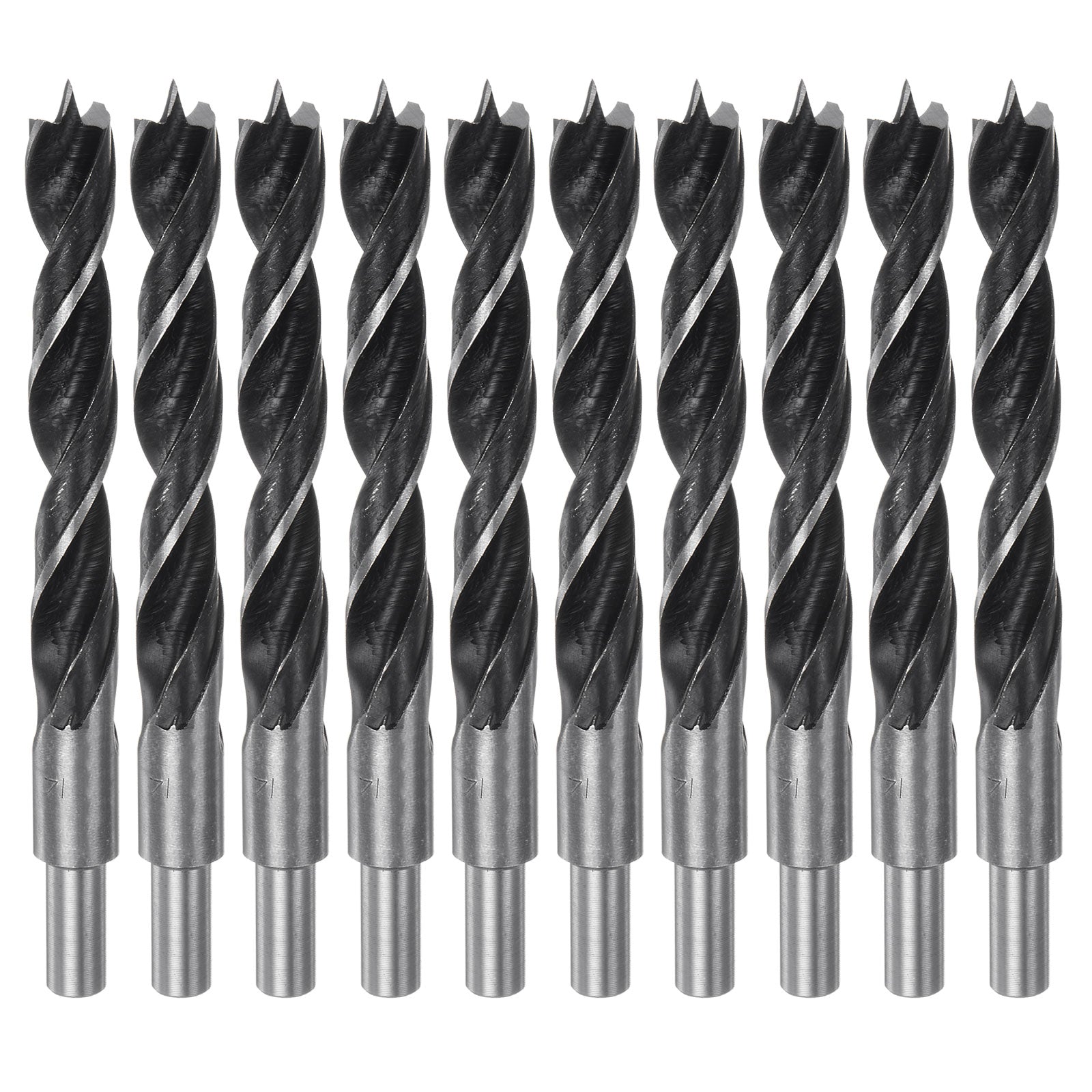 10pcs Brad Point Drill Bits 14mm(35/64") Dia Straight Round Shank ...