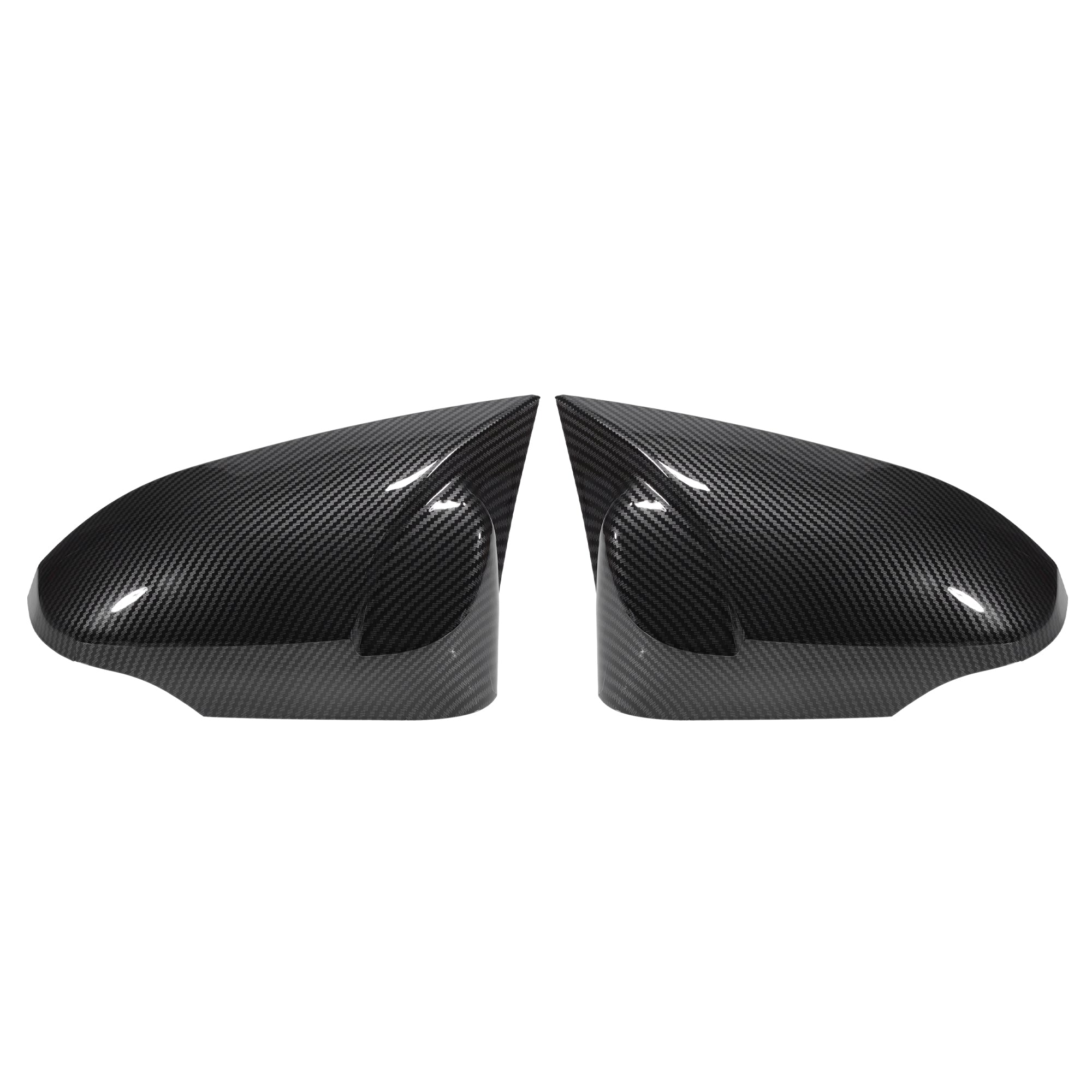 1 Pair Car Rear View Driver Passenger Side Mirror Cover Cap Overlay ...