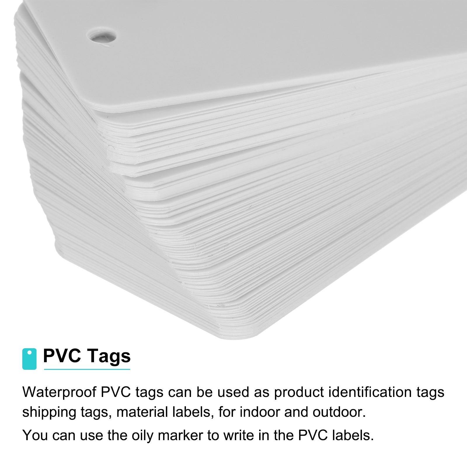 Blank Waterproof Eyelet Hole Plastic Shipping Tags,Blank Labeling Tags ...