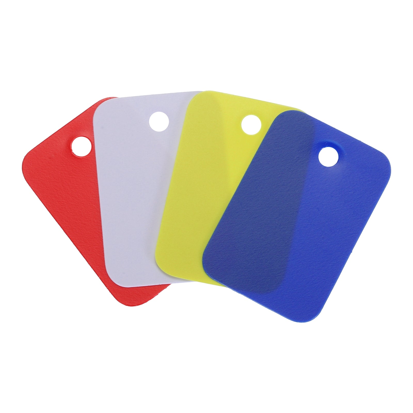 Waterproof Eyelet Hole Plastic Tags,Outdoor Tags,2x3cm Multicolored 1 ...