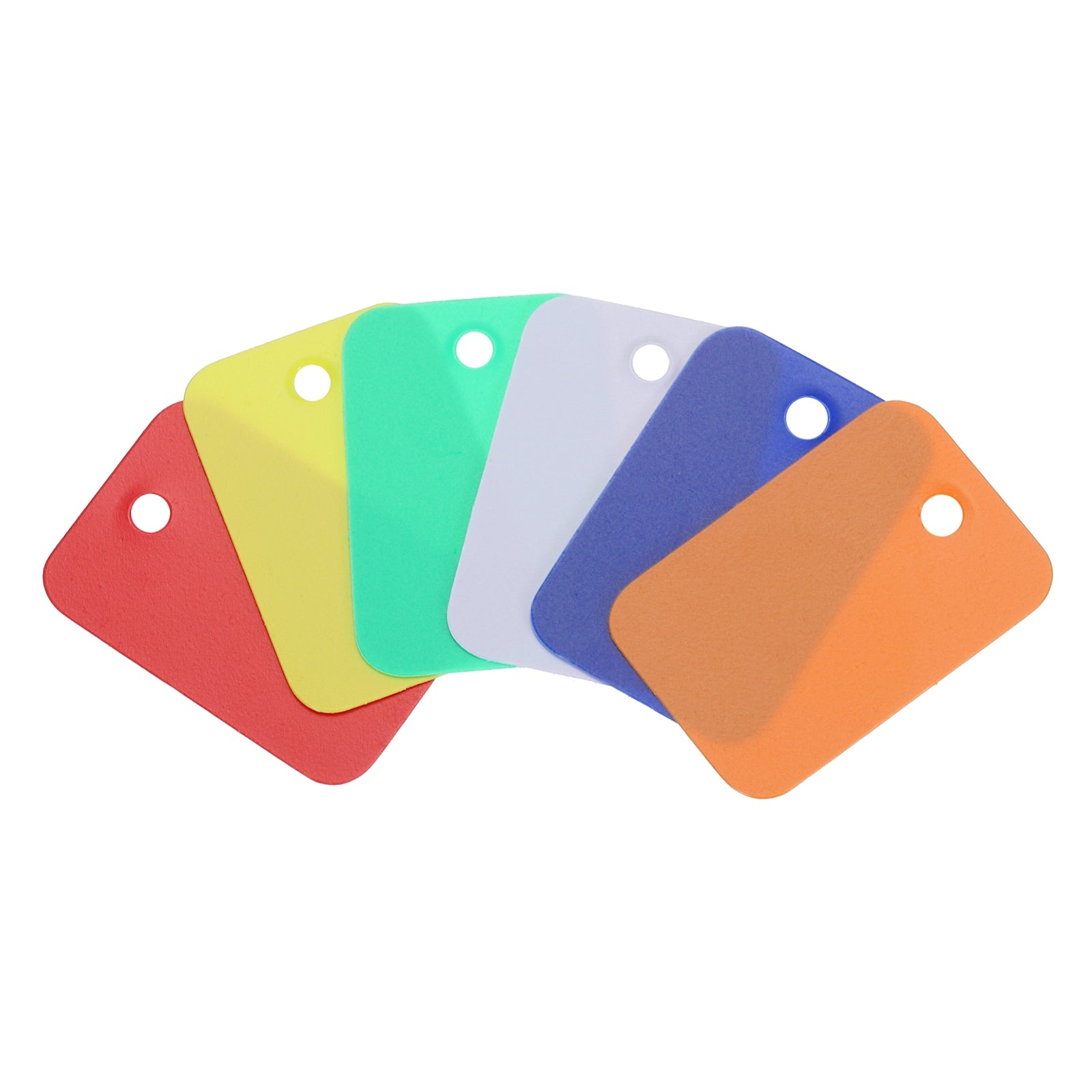 Waterproof Eyelet Hole Plastic Tags,Outdoor Tags,2x3cm Multicolored 1 ...