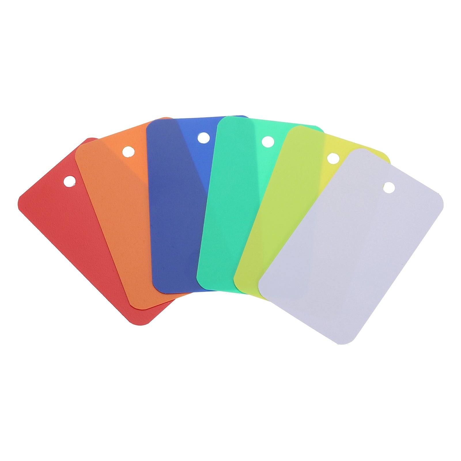 Waterproof Eyelet Hole Plastic Tags,Outdoor Tags,3.5x6cm Multicolored 1 ...