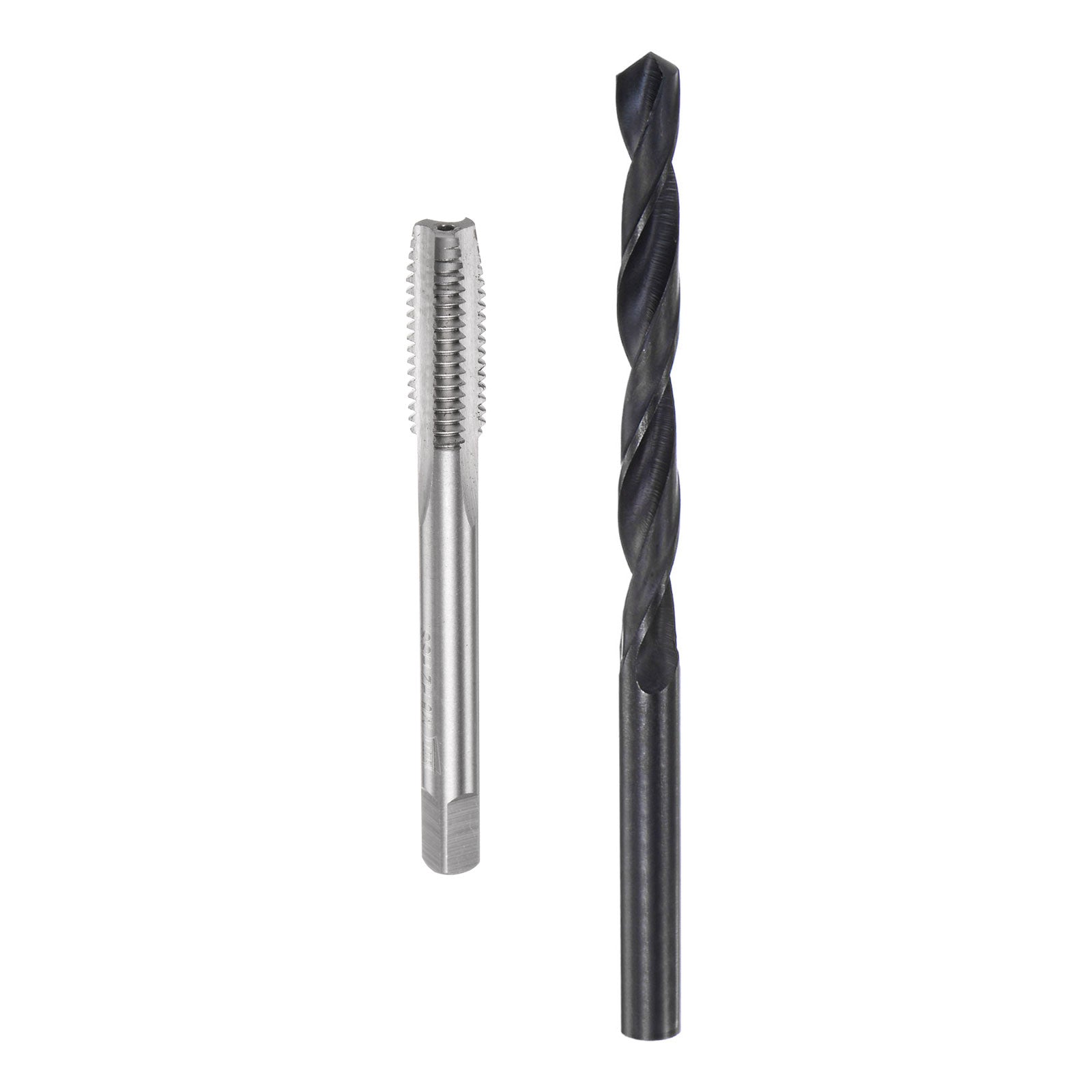 Uxcell Metric Tap and Drill Bit Set, M8 x 1.25 Thread Tap & 6.8mm Black ...
