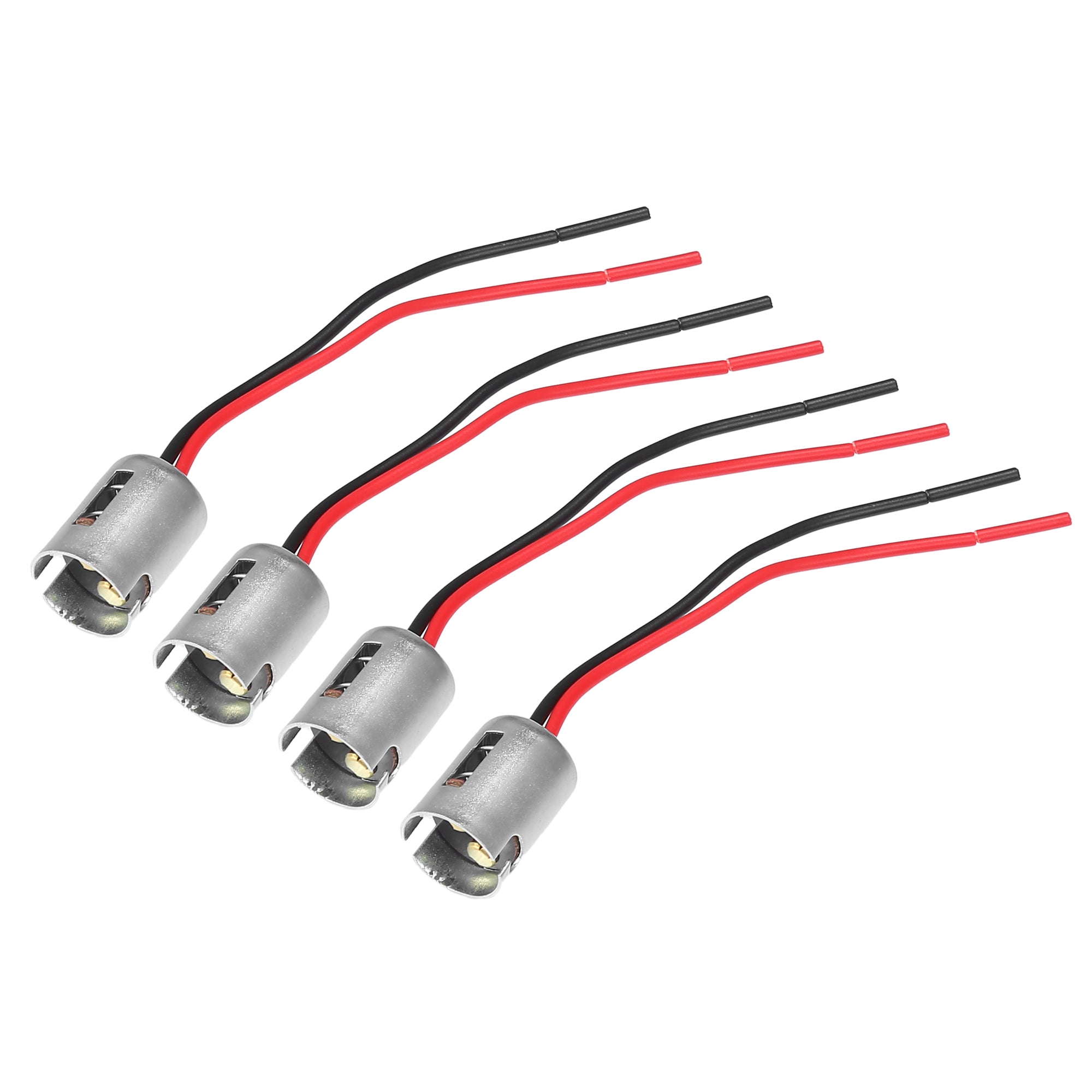 4 Pcs Universal 1176 BA15D Car Bulb Socket - Auto LED Bulb Light Lamp ...