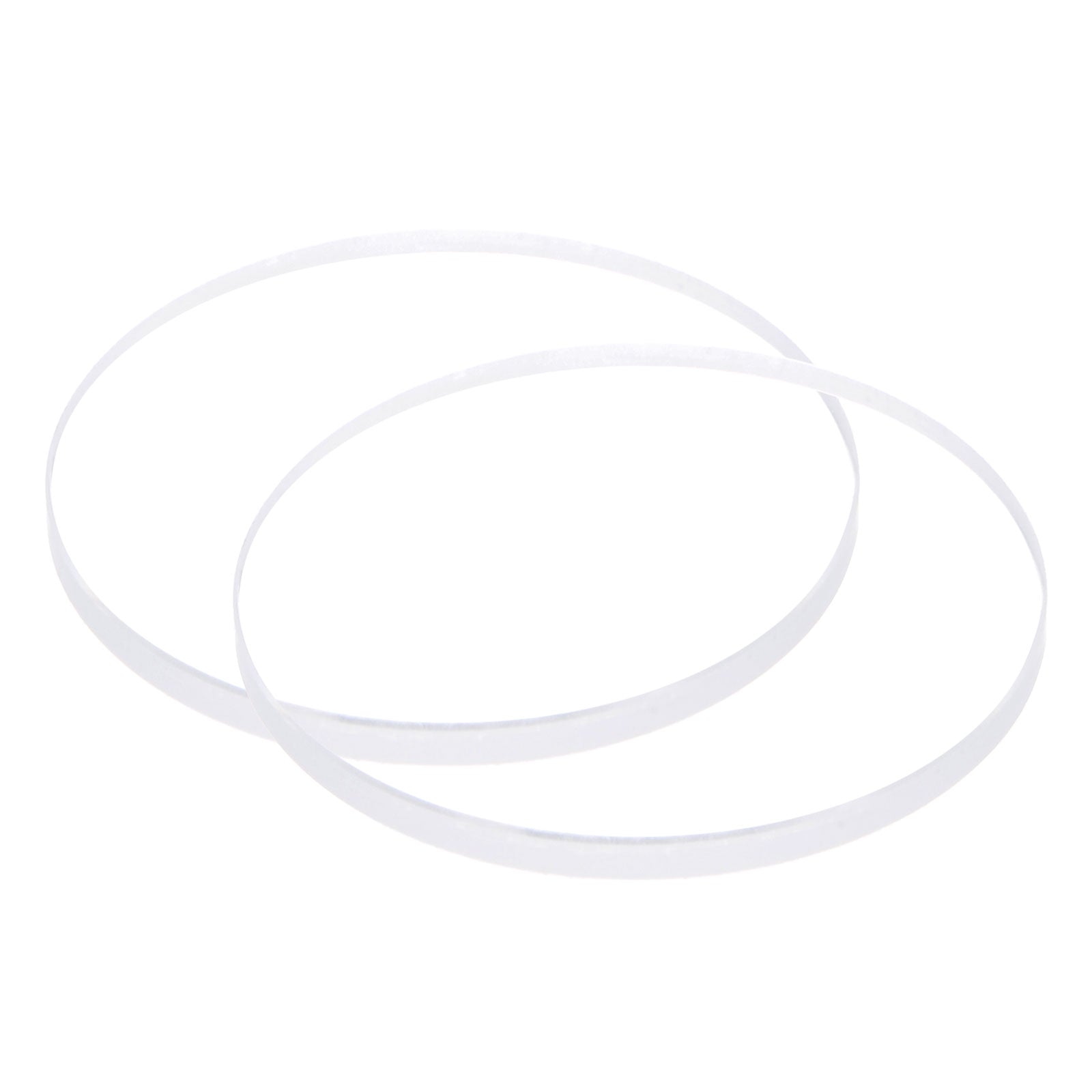 2pcs 34.5mmx3mm High Transmittance Watch Crystal Lens Glass Round Flat ...